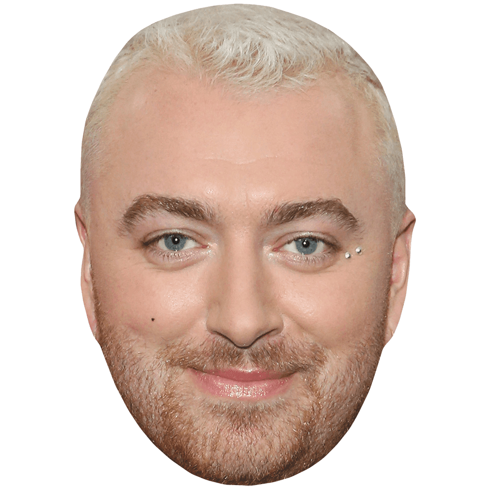 Sam Smith (Smile) Flat Cardboard Face - Walmart.com