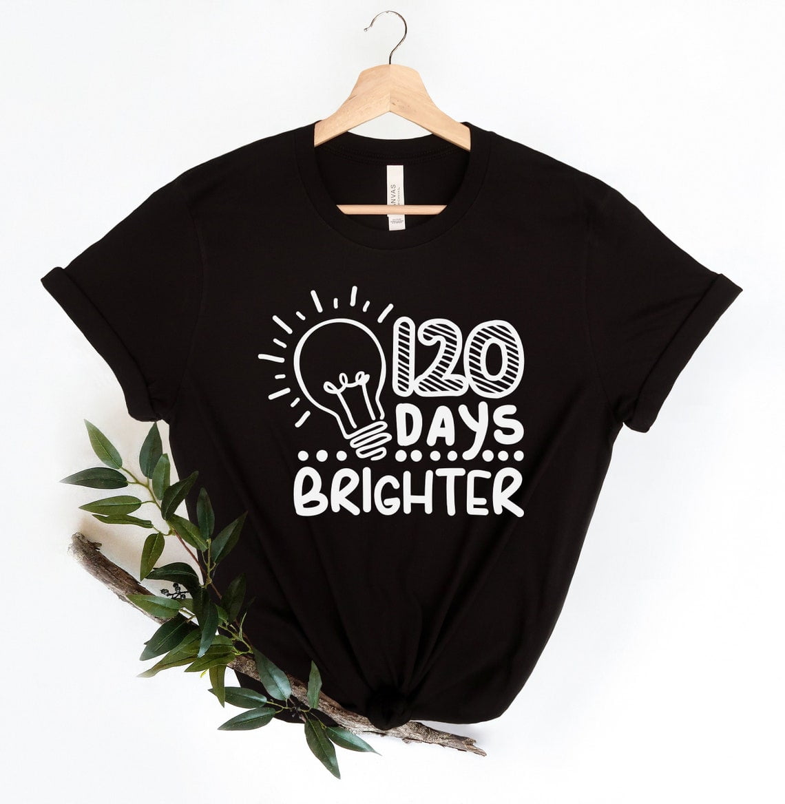Sam Soft 120 Days Brighter Shirt, 120 Days Of School, Teacher Gifts, Teacher Appreciation, 120 ...