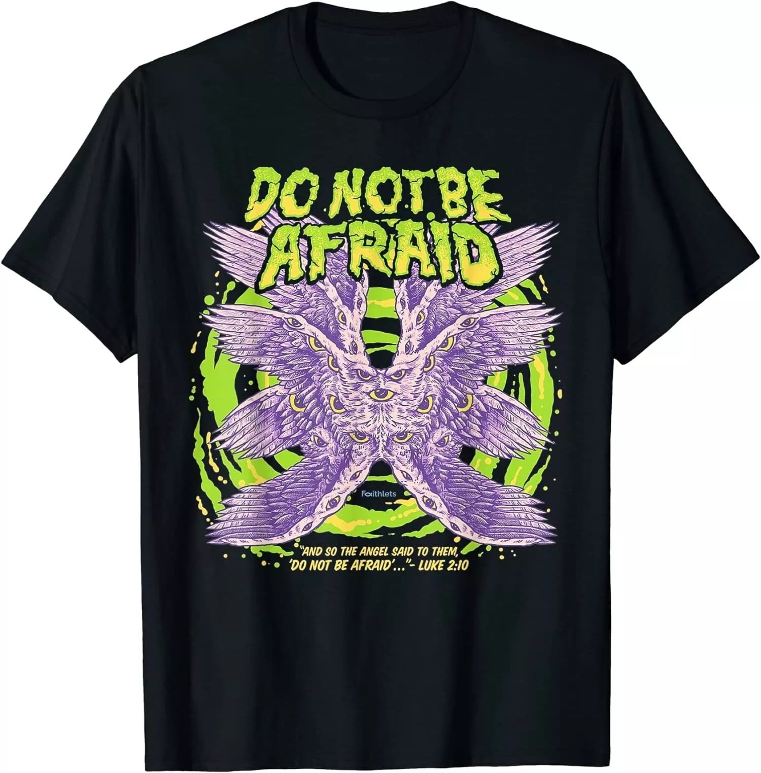 Sam Soft 2025/New Limited Do Not Be Afraid Realistic Angel T-Shirt - Walmart.com