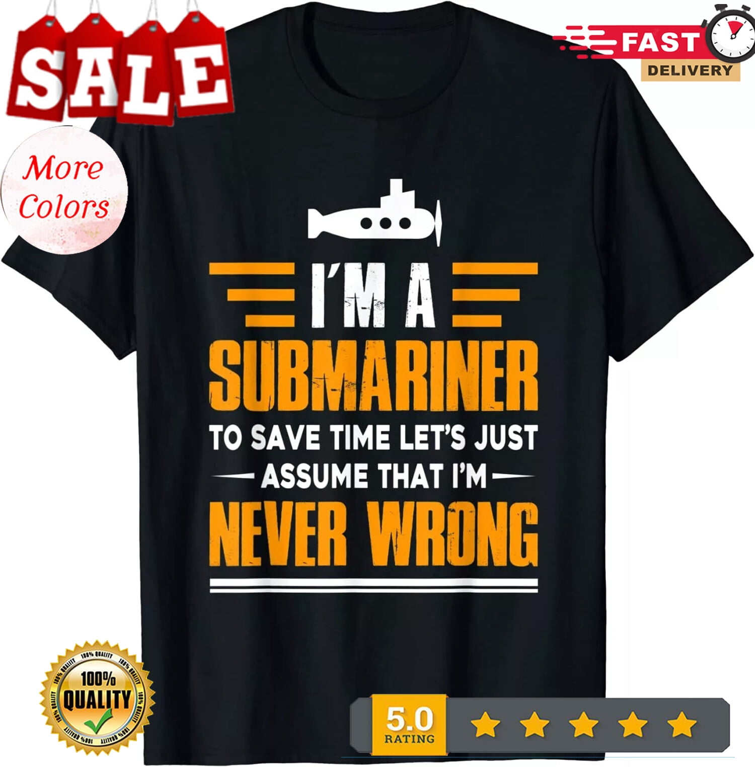 Sam Soft 2025/New Limited Submarine Service Us Flag Military Design ...