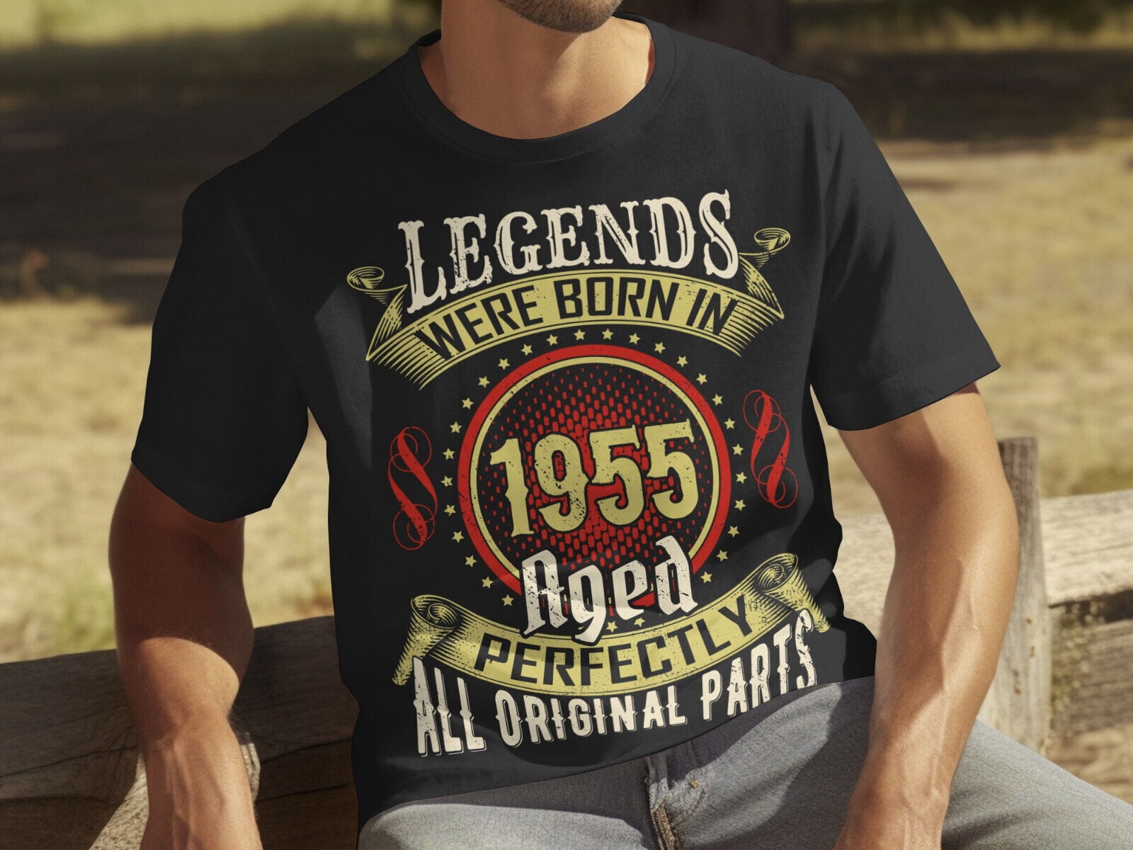 Sam Soft 70Th Birthday Men'S T-Shirt Born 1955 Legend Celebrate 70 ...