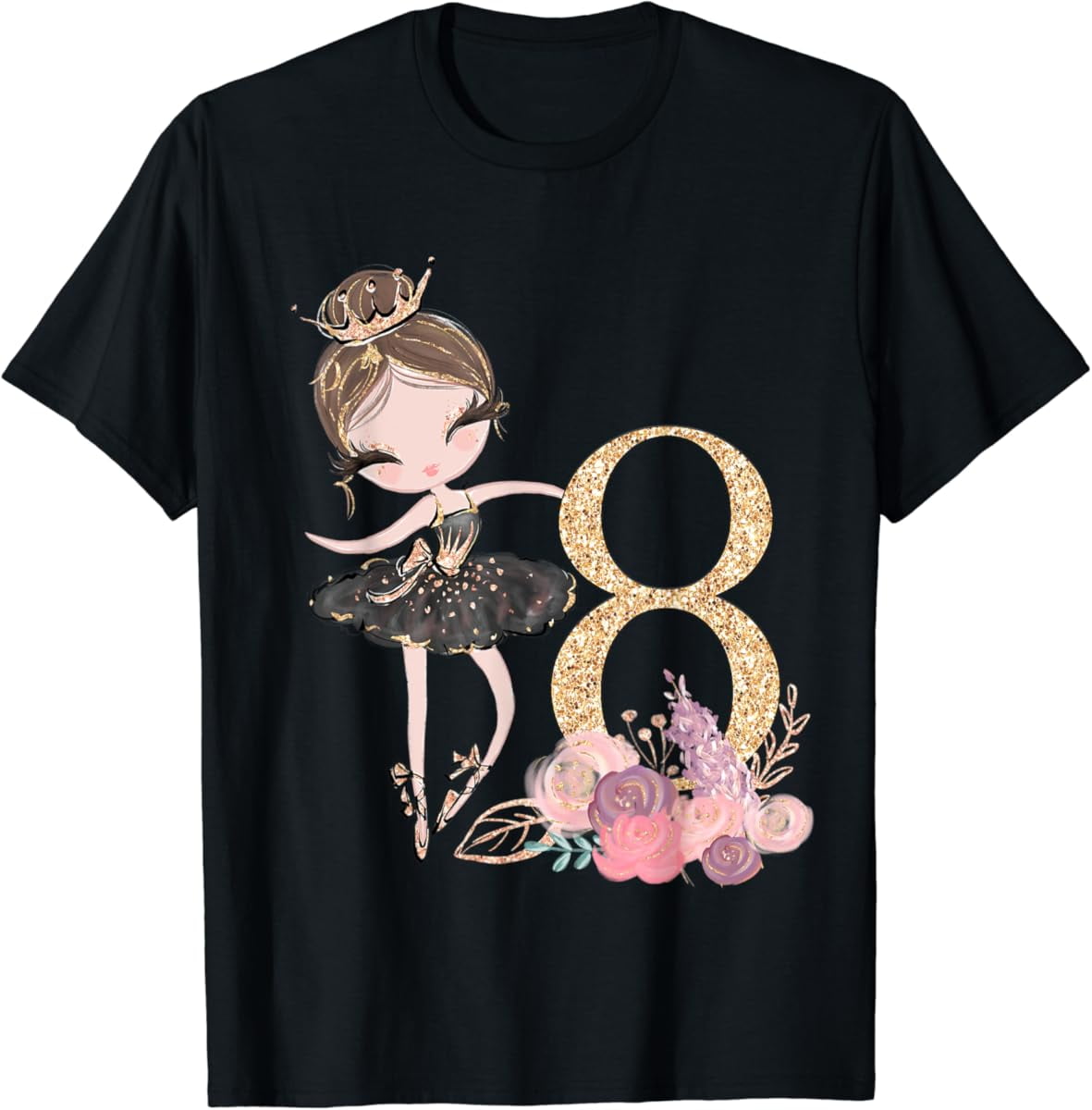 Sam Soft 8Th Birthday Ballerina Dancer Ballet Tutu Latina Girls Eight T ...