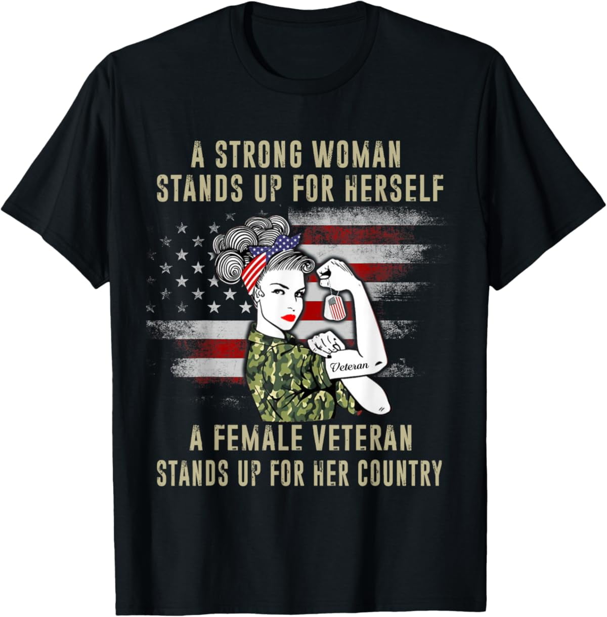 Sam Soft A Strong Woman Stands Up For Herself A Female Veteran Proud T ...