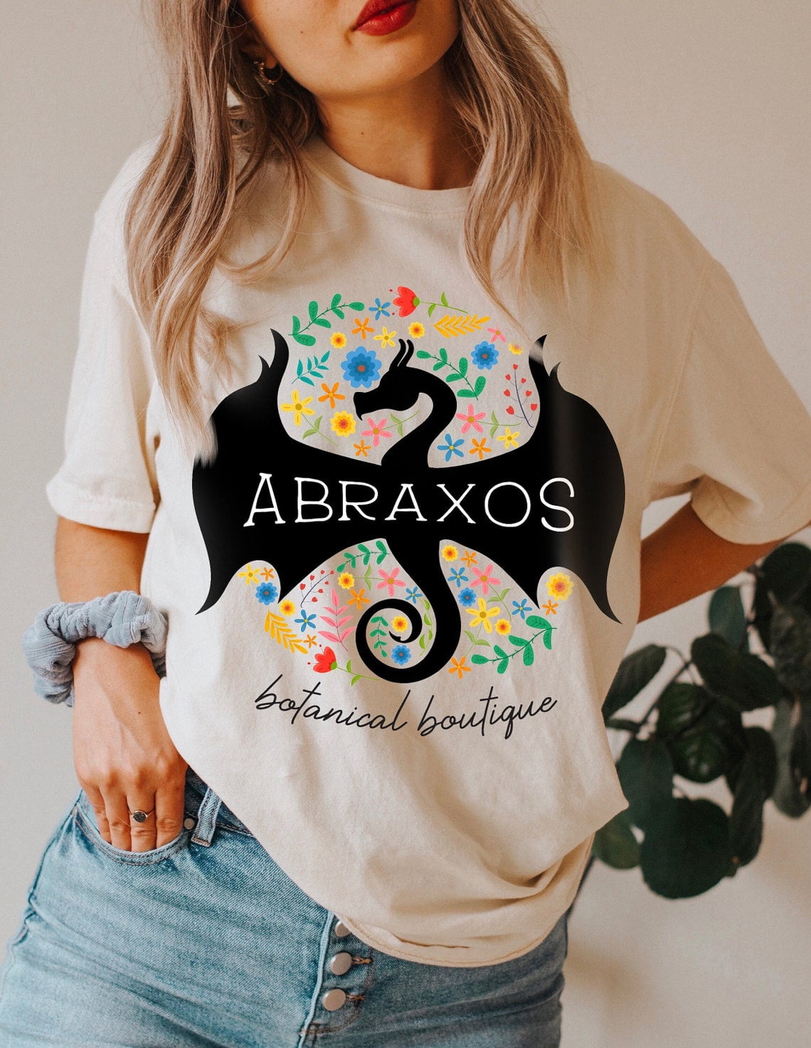 Sam Soft Abraxos Botanical Boutique Shirt, Velaris Shirt, Rhysand Shirt ...