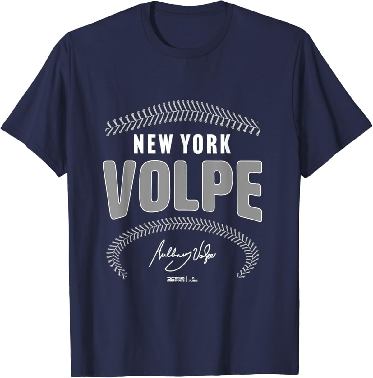 Sam Soft Anthony Volpe New York Baseball Name & Number (Front & Back) T ...
