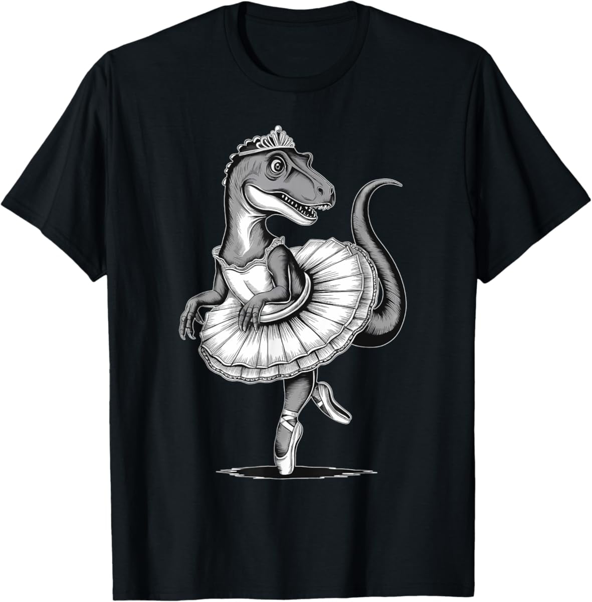 Sam Soft Ballerina Dinosaur T Rex Dancing Women Girls Ballet Dance T ...