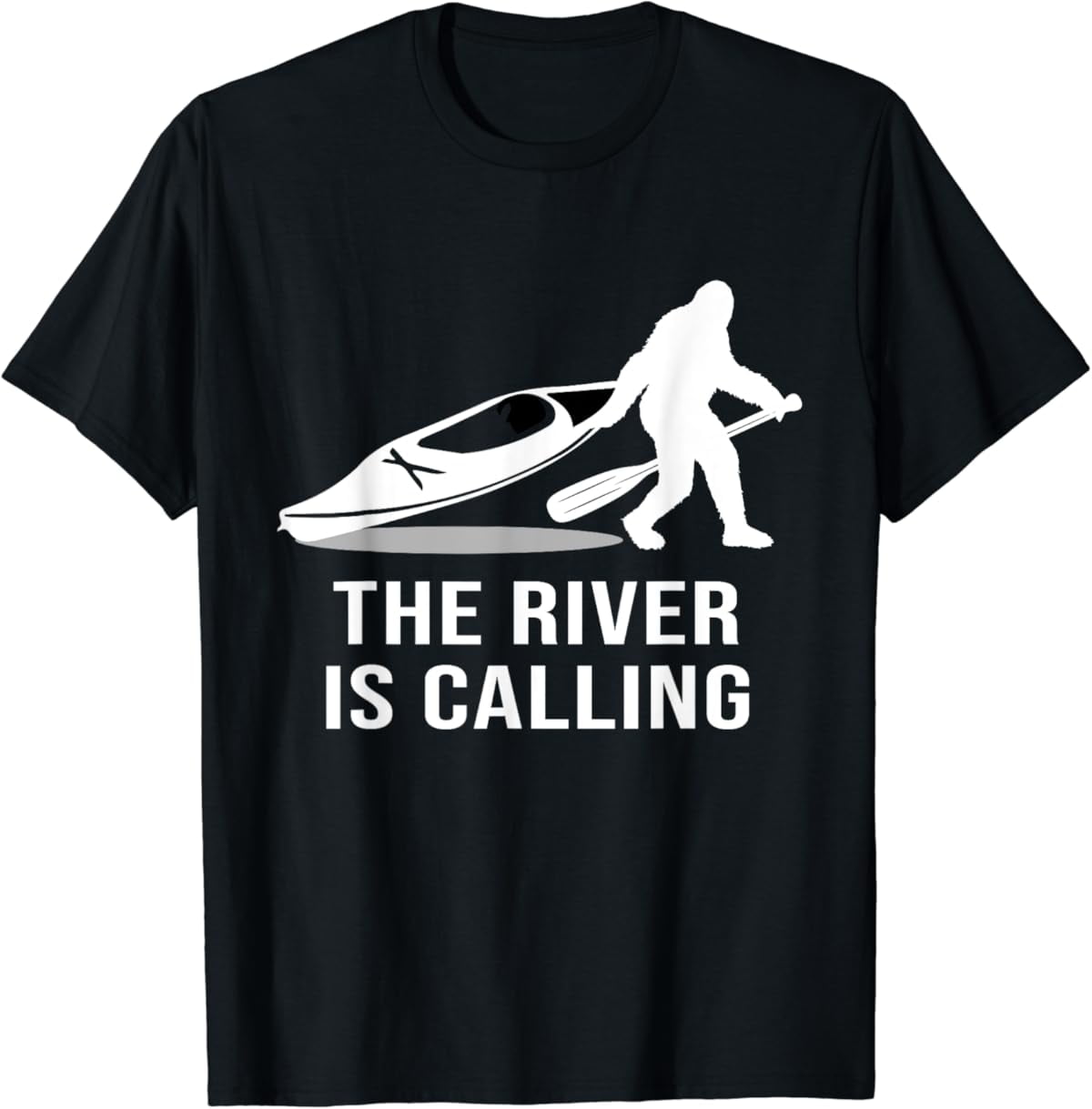 Sam Soft Bigfoot Kayak River Is Calling Kayaking Sasquatch Camping T-Shirt, Gift For Friend ...