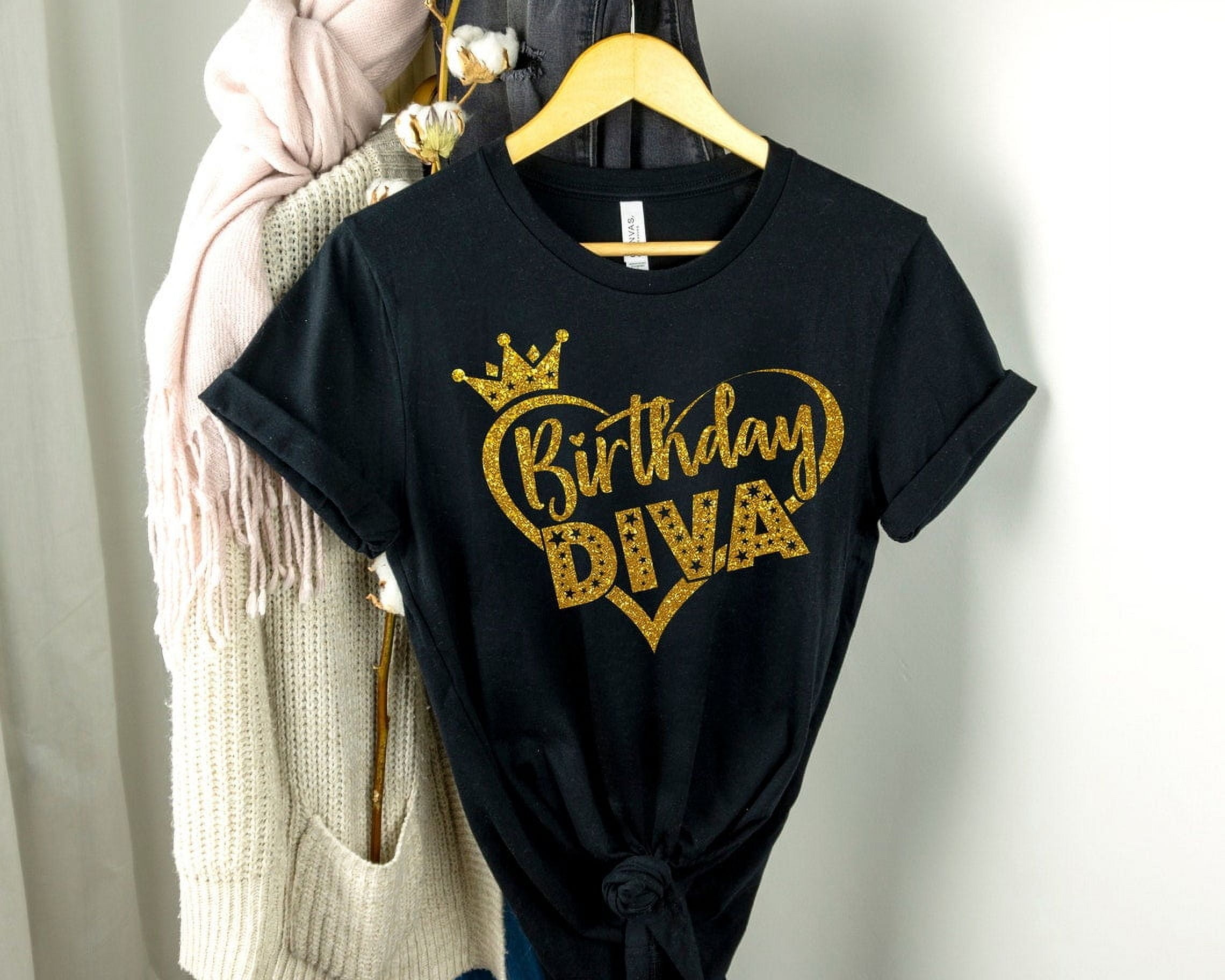 Sam Soft Birthday Diva Shirt, Birthday Queen Shirt, Birthday Girl Shirt, It's My Birthday Shirt ...