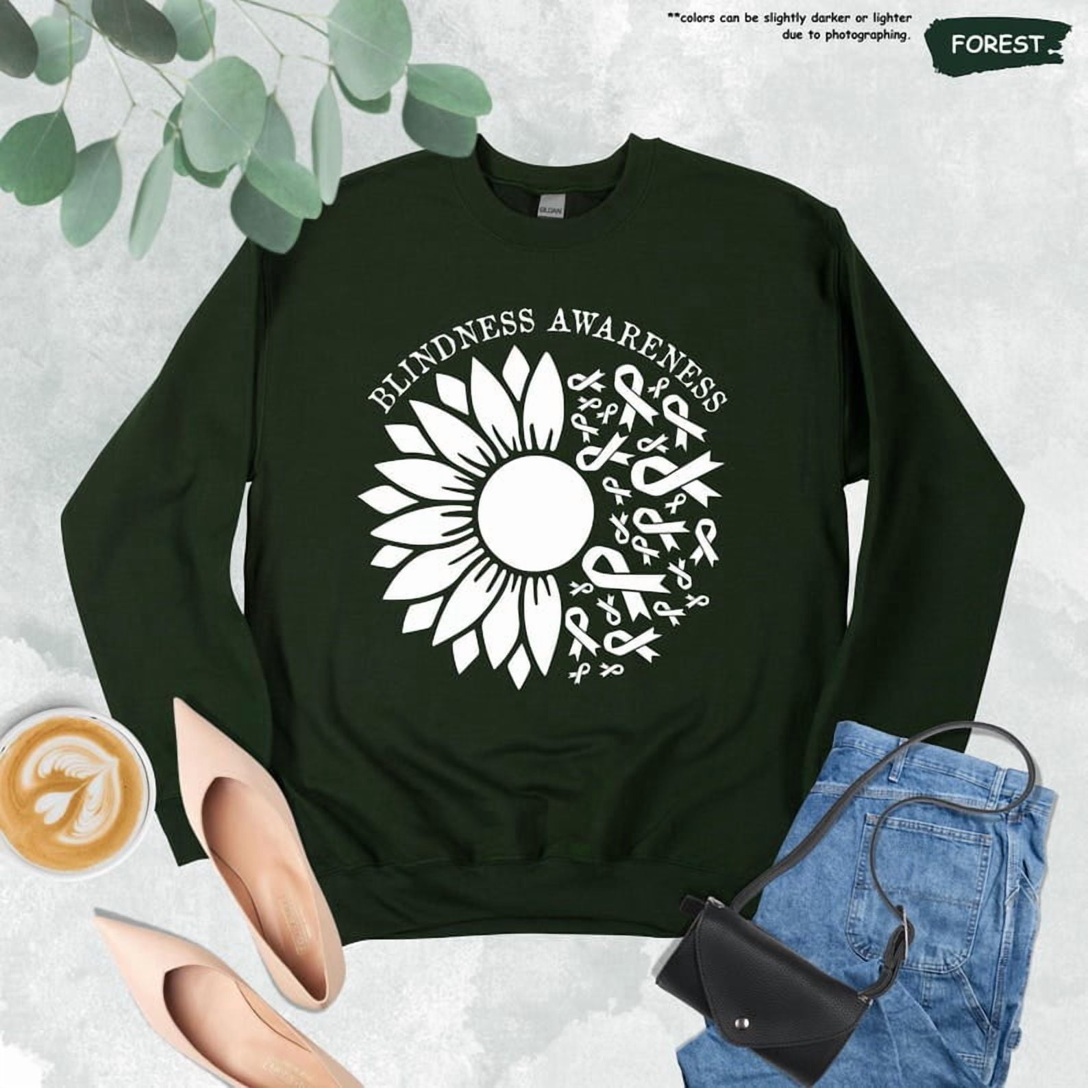 Sam Soft Blindness Awareness Sweatshirt, Visually Impaired Sweatshirt ...