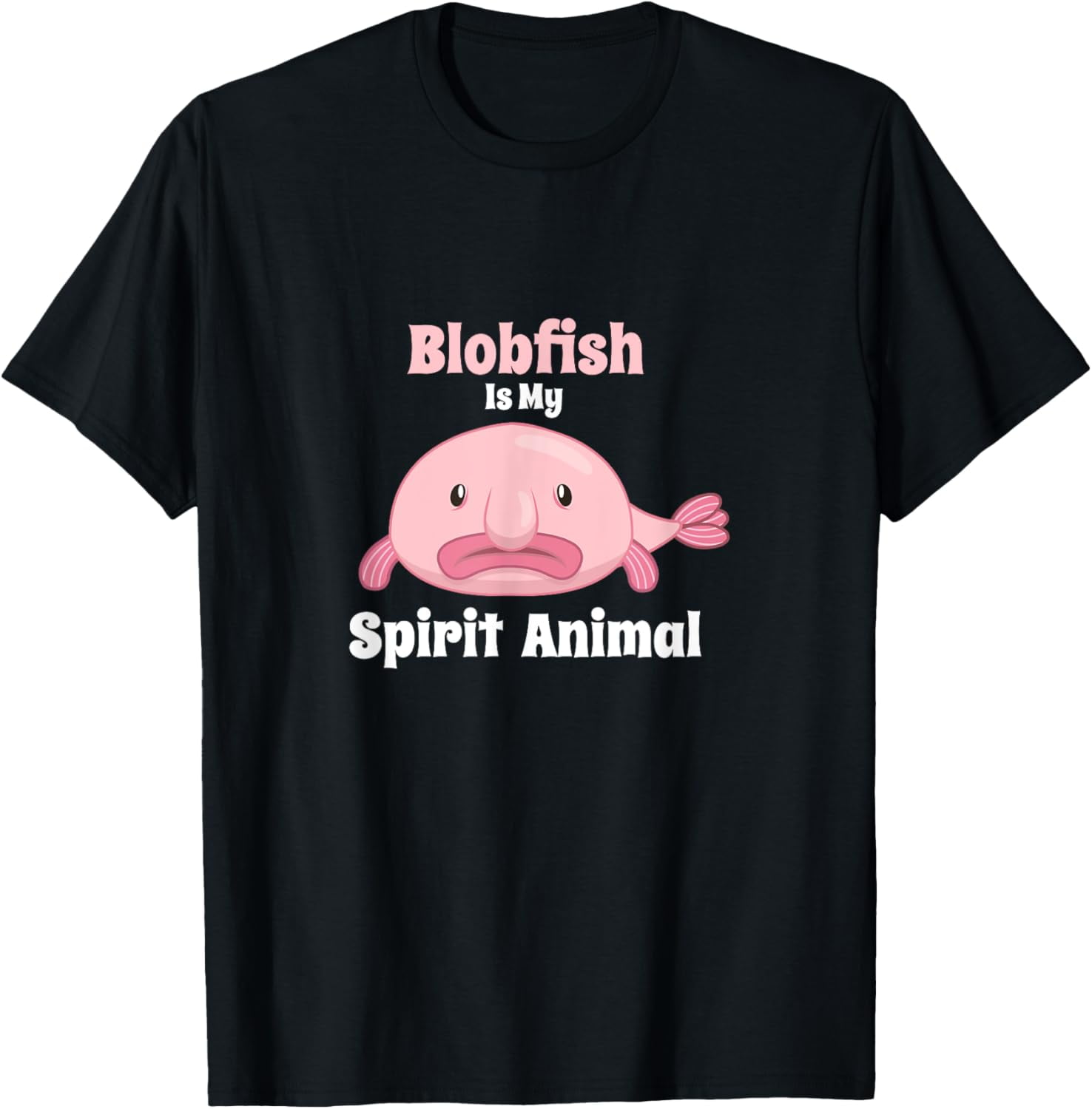 Sam Soft Blobfish Is My Spirit Animal Sea Ocean Creatures Blob Fish T-Shirt - Walmart.com