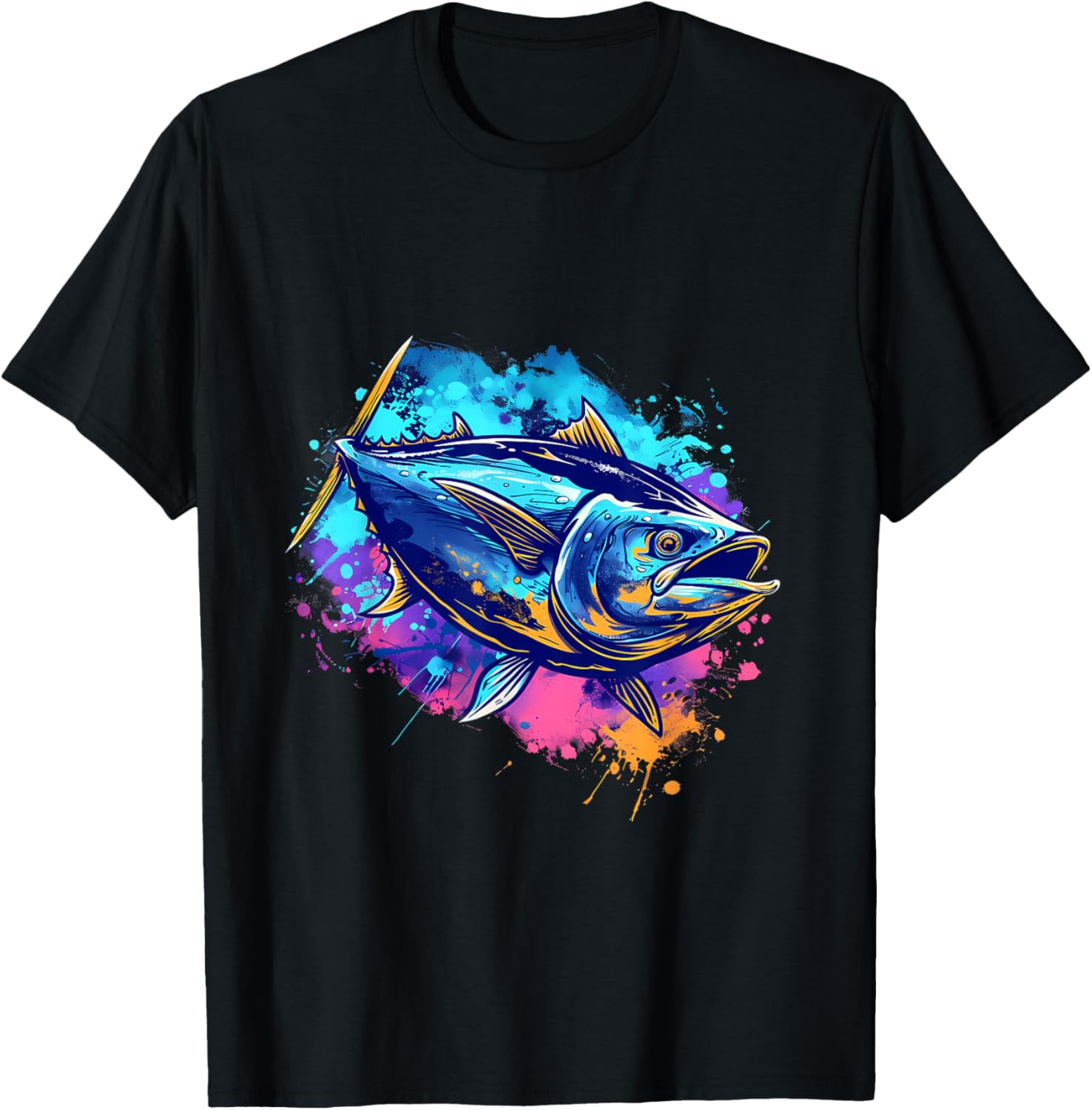 Sam Soft Bluefin Tuna Sea Ocean Animal Artwork Ocean Sea Tuna Motif T ...