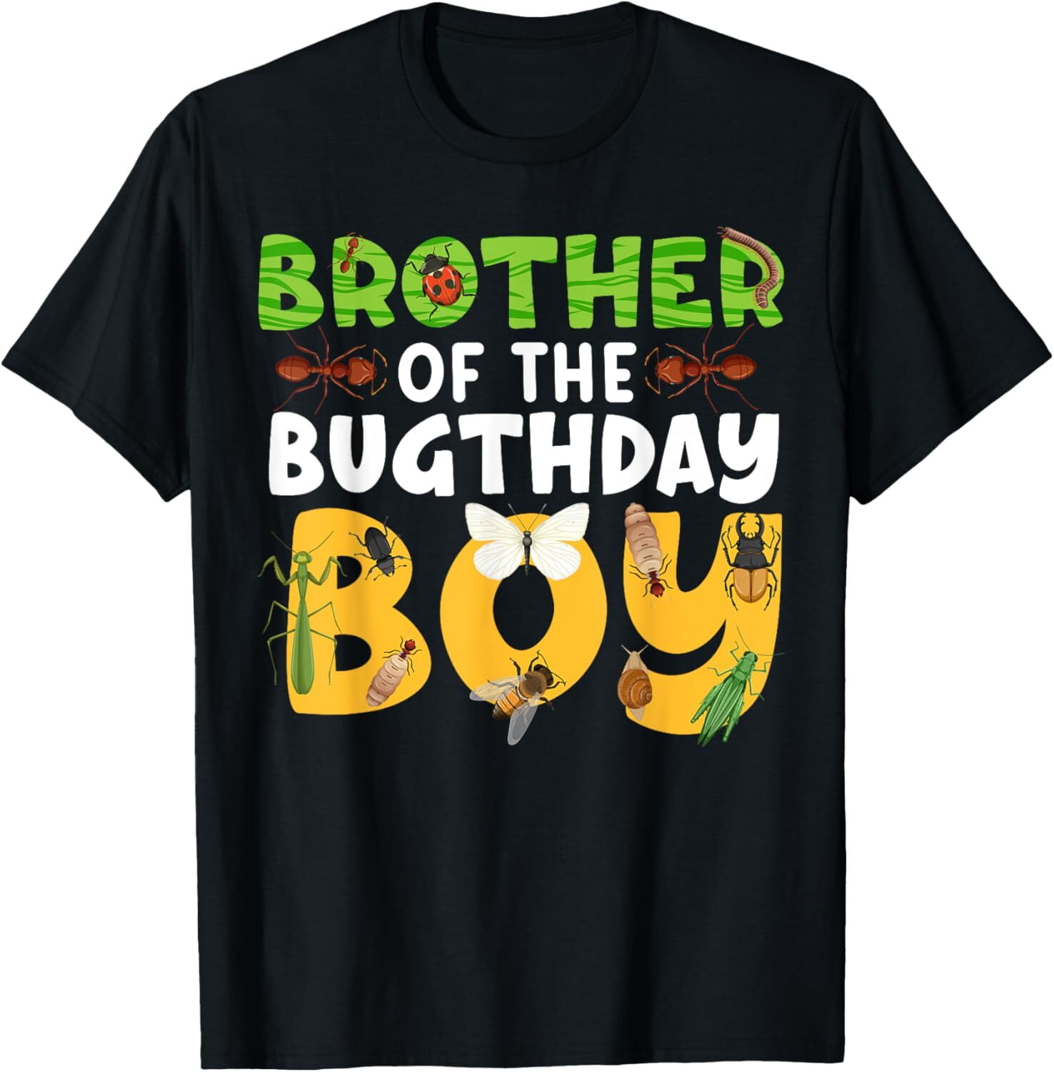Sam Soft Brother Of The Bugthday Boy Bug Themed Birthday Party Insect T ...