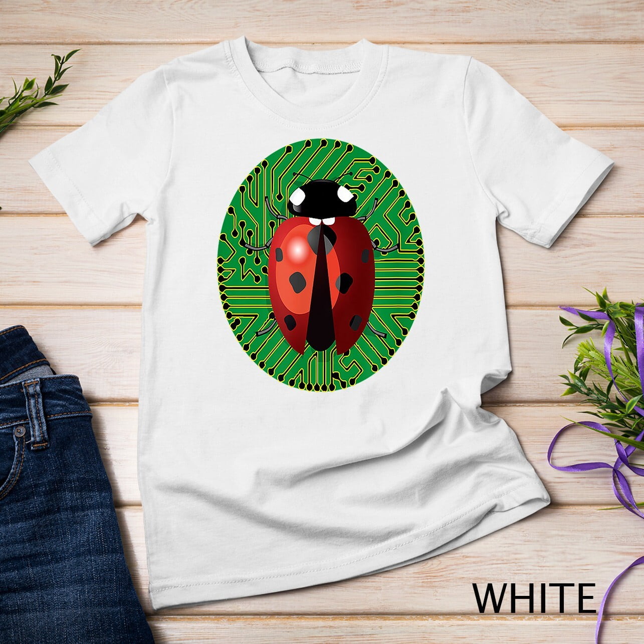 Sam Soft Bug Hunter Ladybug Beetle On Motherboard Software Qa Tester ...