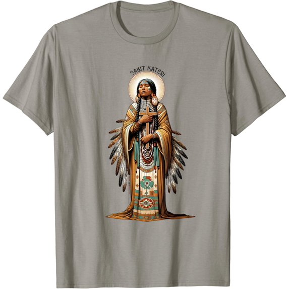 Sam Soft Catholic Saint Kateri Tekakwitha Lily Of The Mohawks Faith T ...