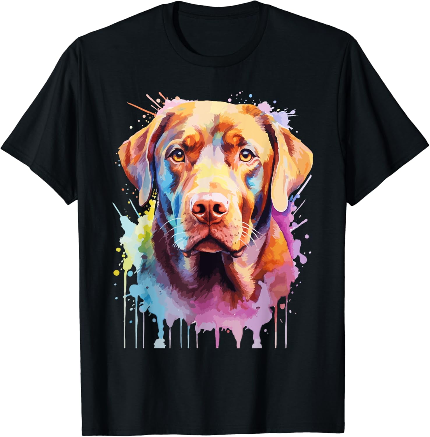 Sam Soft Chocolate Labrador Lovers Pop Art Color Chocolate Lab Dog T ...