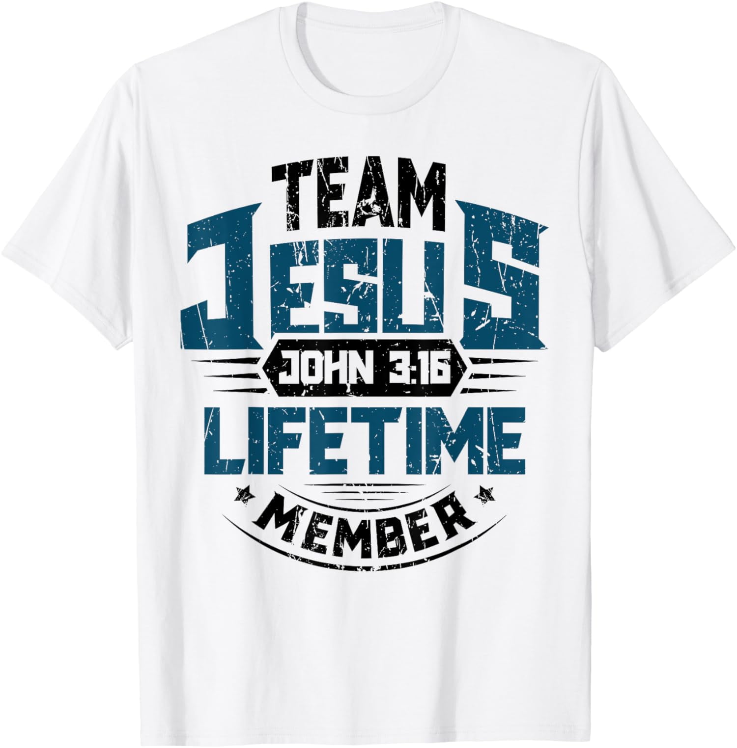Sam Soft Christian Bible Verse Team Christ Lifetime Member Scripture T-Shirt - Walmart.com