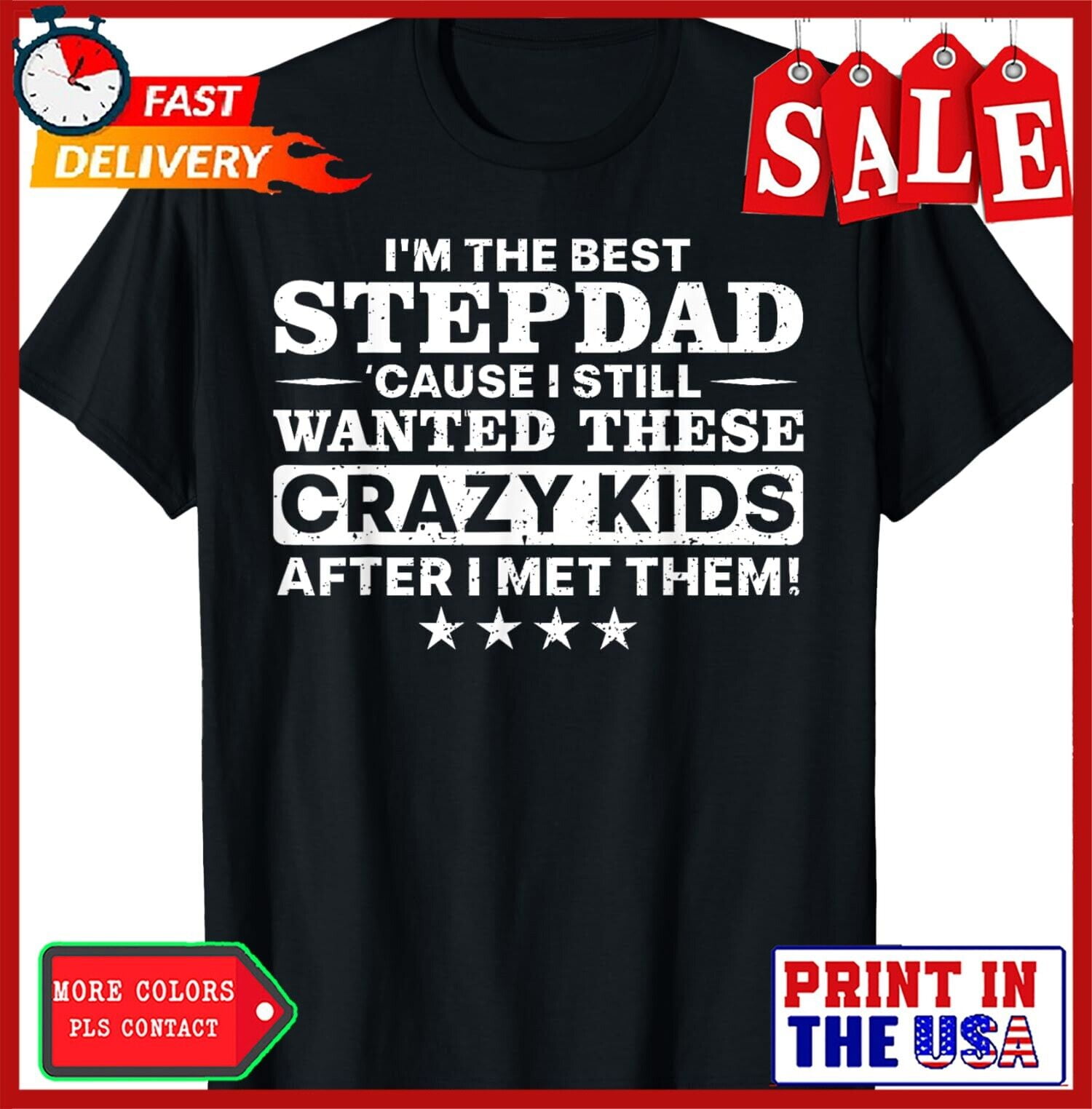 Sam Soft Cool Stepdad For Men Father Step Dad Parenthood Stepfather T ...