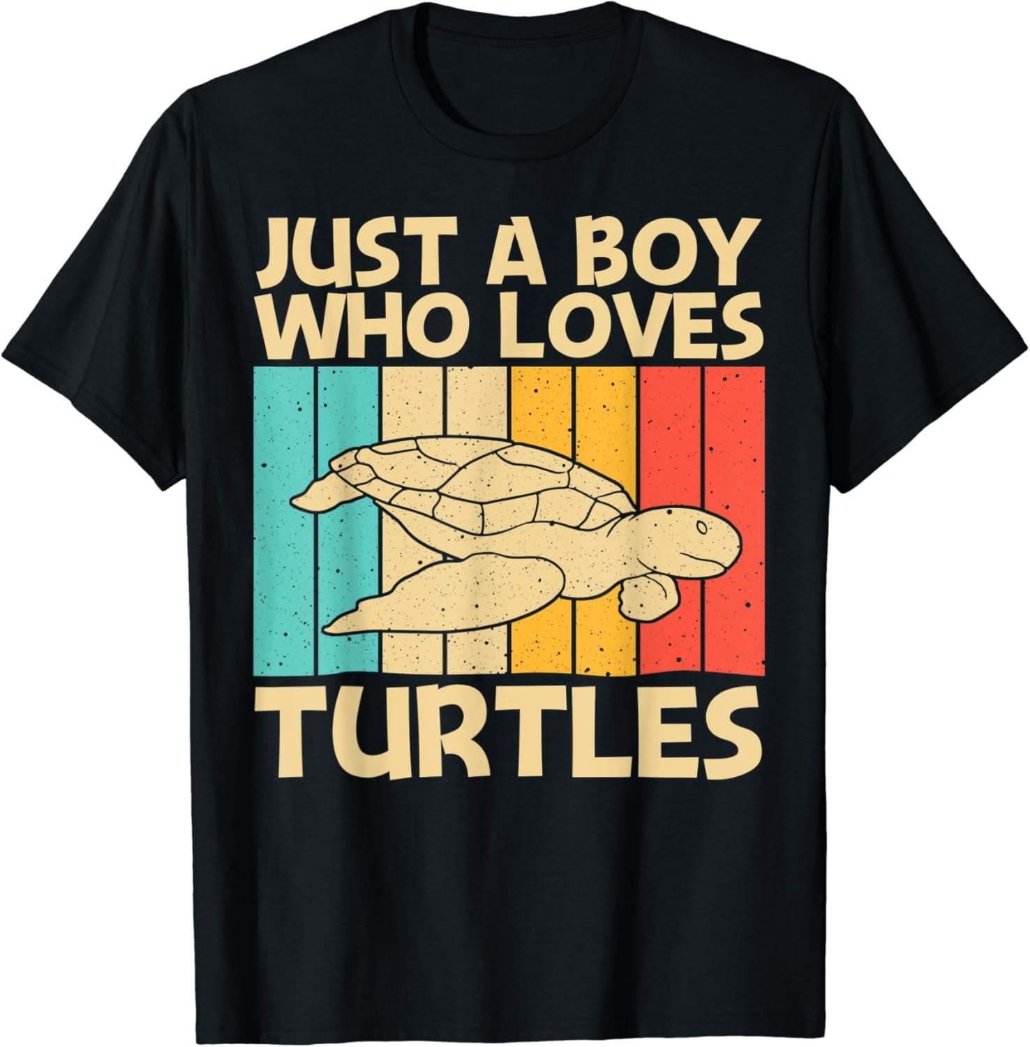 Sam Soft Cool Turtle Design For Boys Sea Turtle Aquatic Animal T-Shirt ...