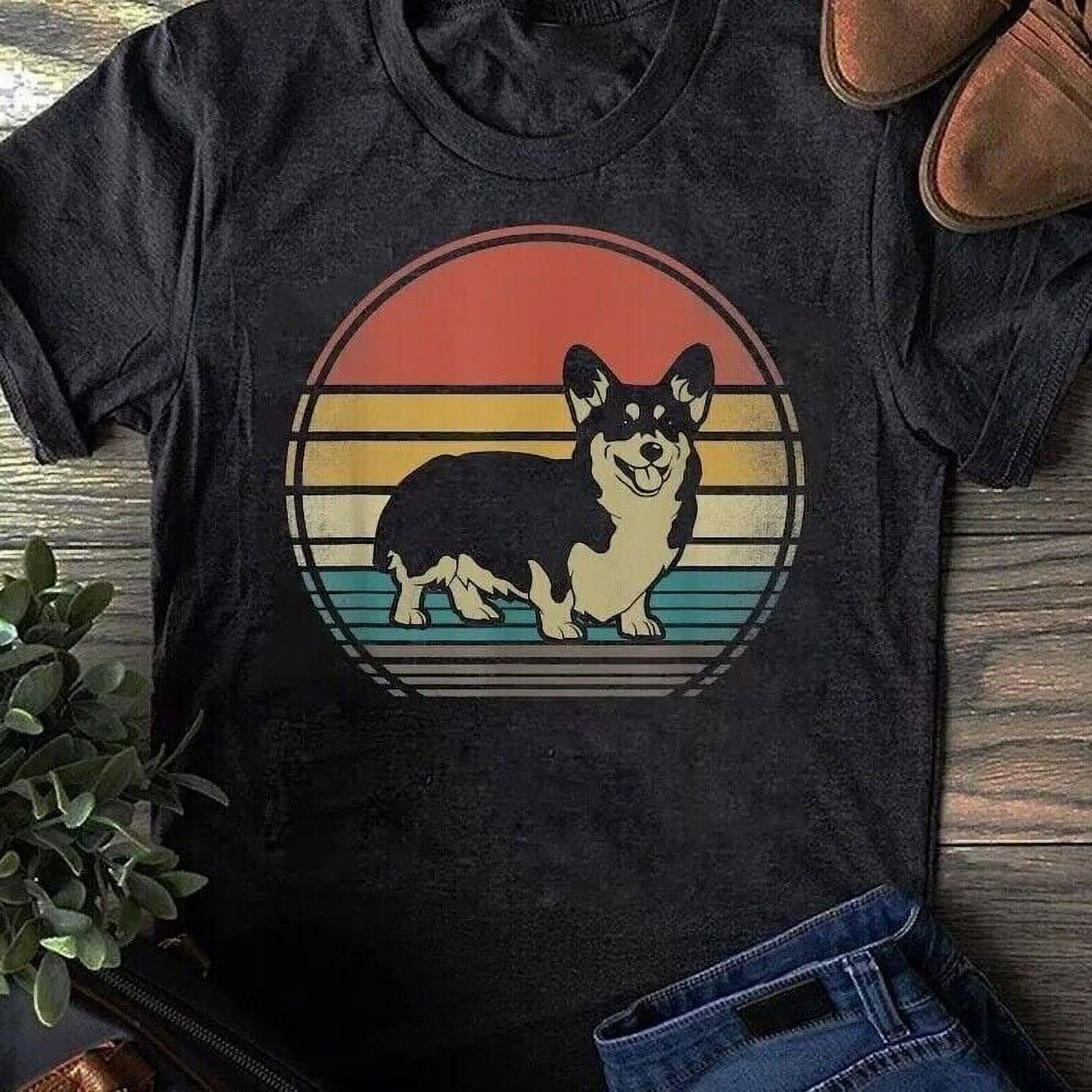 Sam Soft Corgi Dog Retro Vintage 60S 70S Corgi Loves Gift, Retro ...