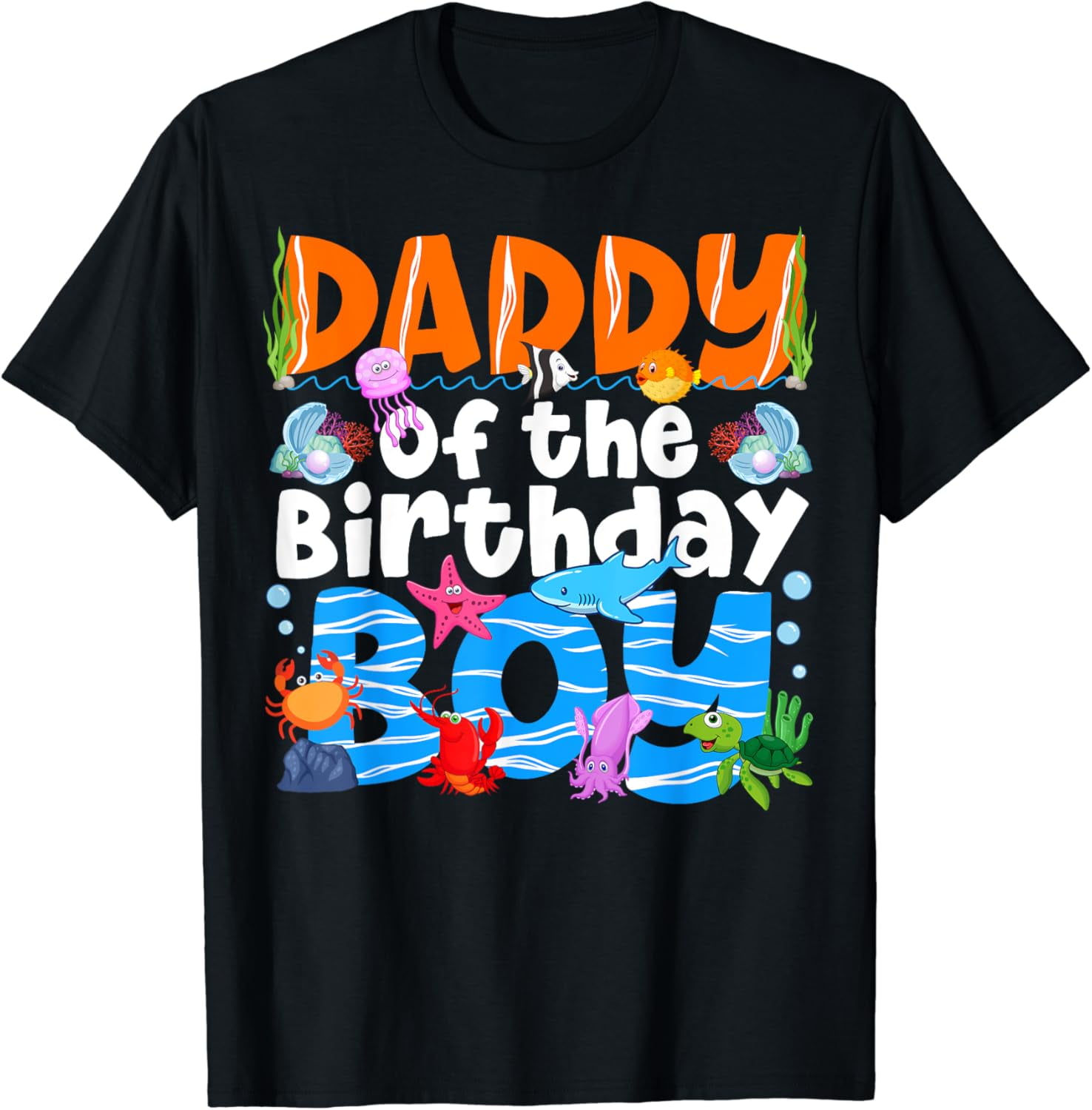 Sam Soft Daddy Under Sea Birthday Party Boys Ocean Sea Animals Themed T ...