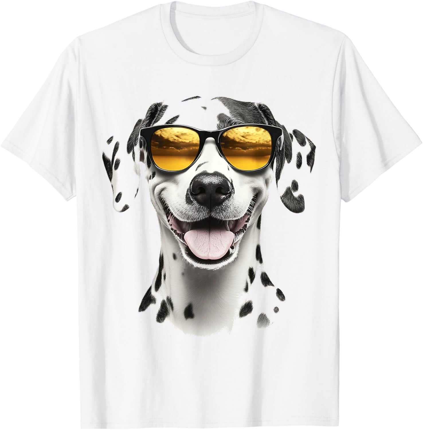 Sam Soft Dalmatian Dog Motif Pet Illustration Dalmatian T-Shirt ...