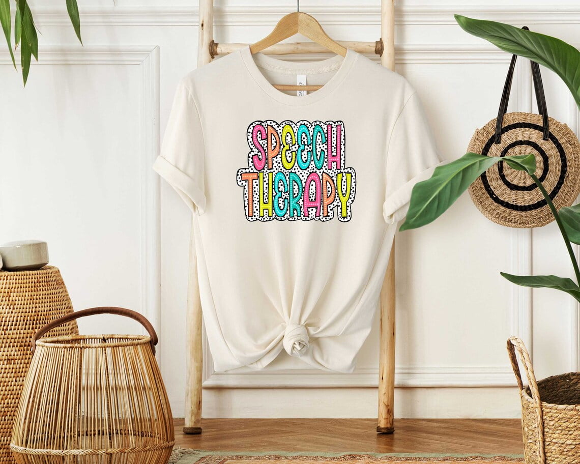 Sam Soft Dalmatian Speech Therapy Shirt, Speech Language Pathologist Gift, Speech Therapist ...