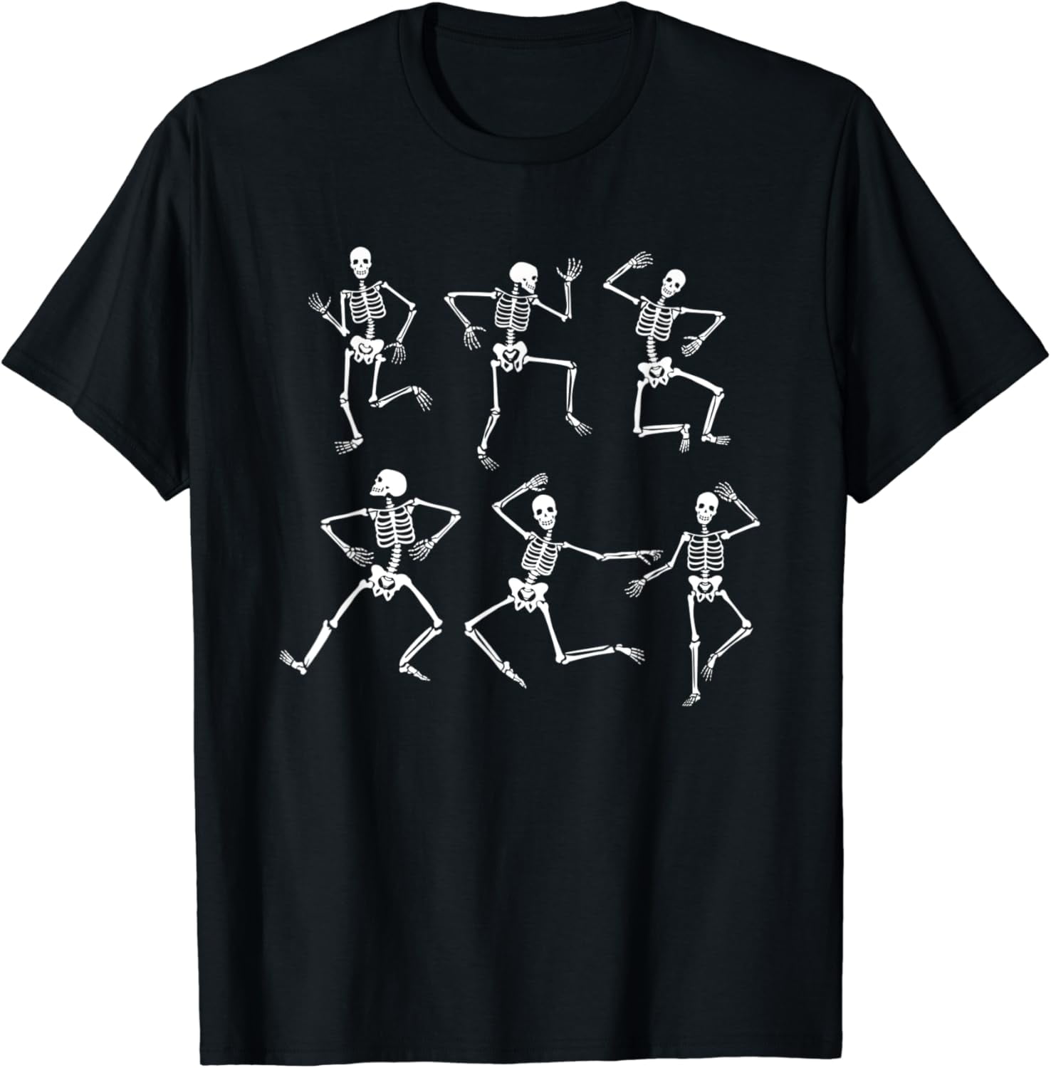 Sam Soft Dancing Skeletons Dance Challenge Costume Scary T-Shirt - Walmart.com