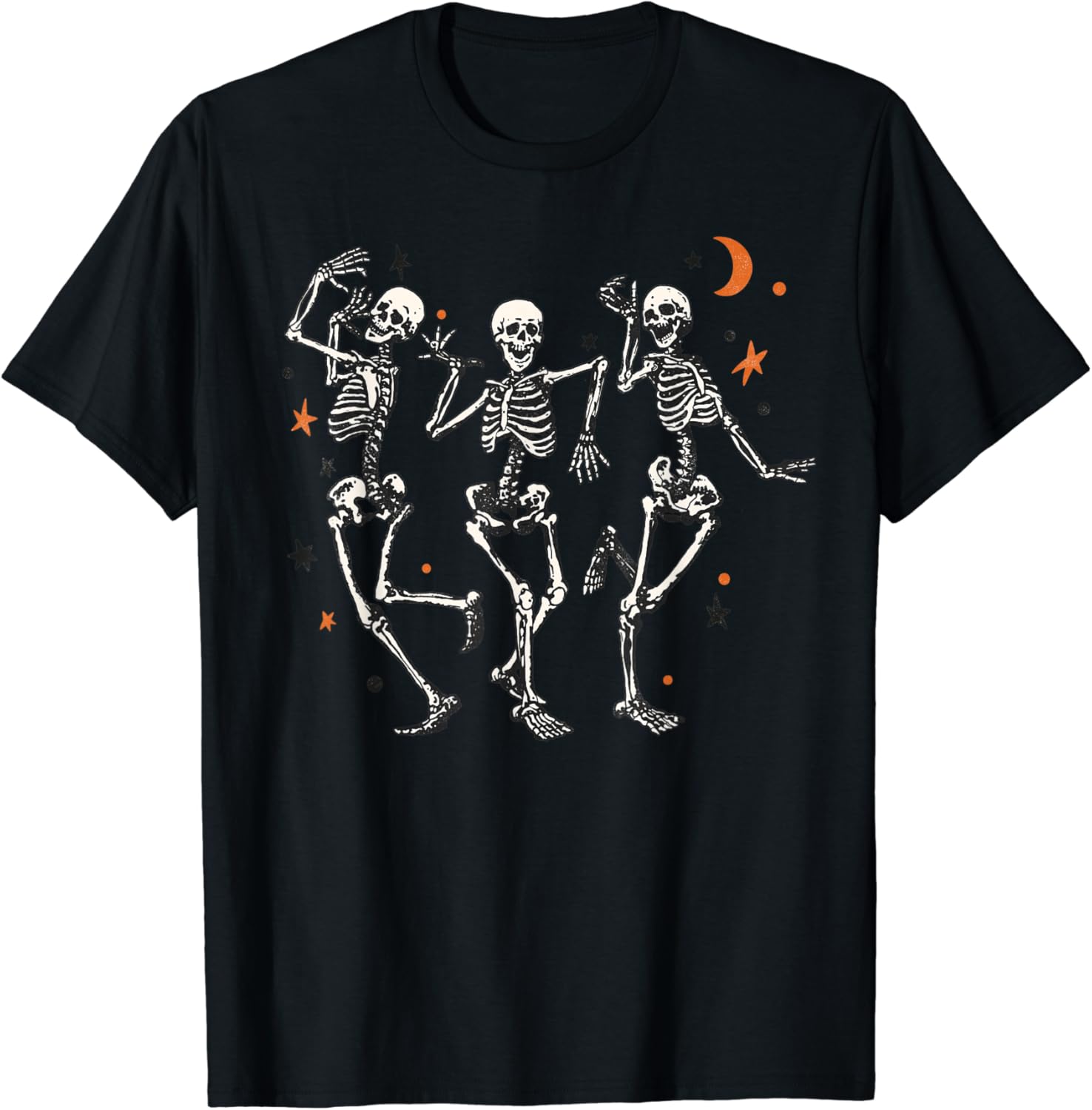 Sam Soft Dancing Skeletons Moon October T-Shirt - Walmart.com