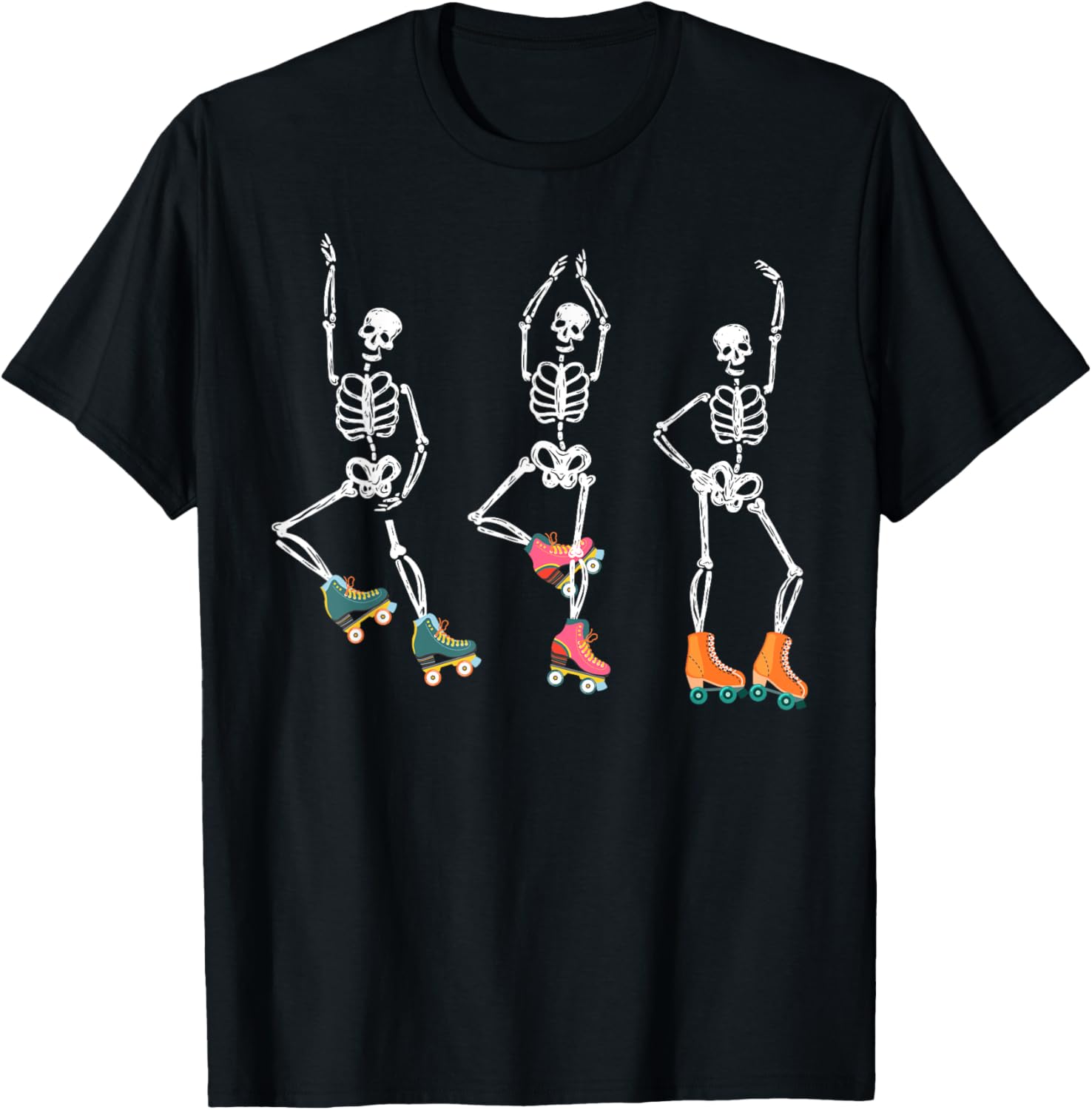 Sam Soft Dancing Skeletons Roller Skate Roller Skater Roller Skating T ...