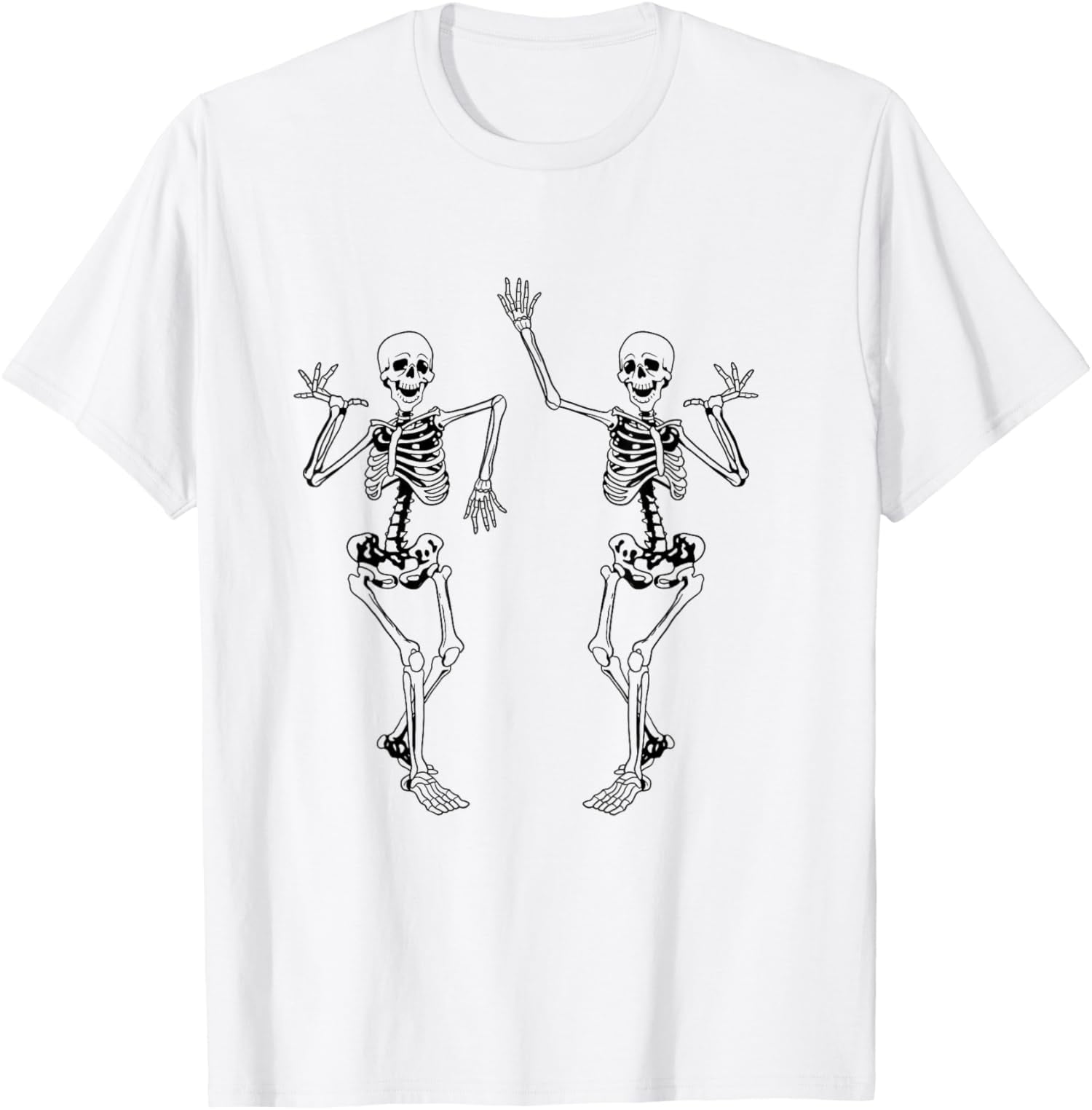 Sam Soft Dancing Skeletons Skeleton Dance Groovy Bones T-Shirt - Walmart.com