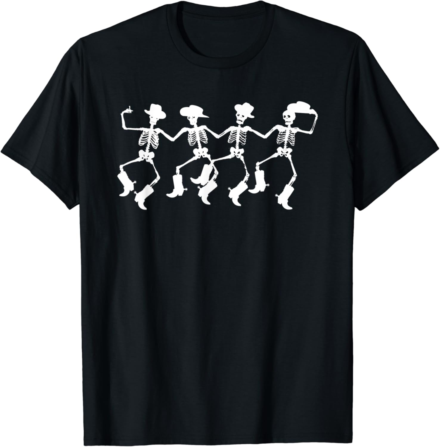 Sam Soft Dancing Skeletons Wranglers Line Dance T-Shirt - Walmart.com