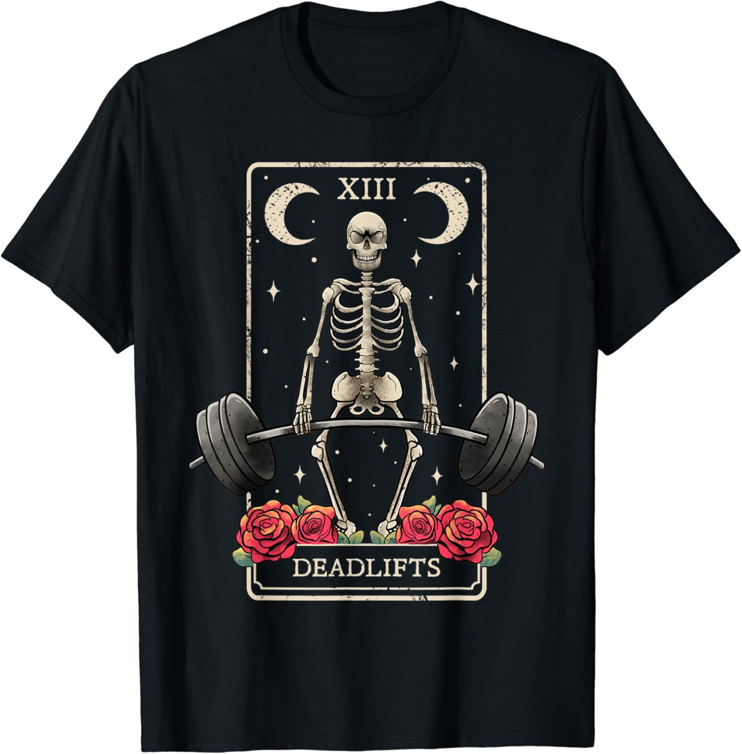 Sam Soft Deadlifts Tarot Card Occult Workout Esoteric Gothic Goth Gym T ...