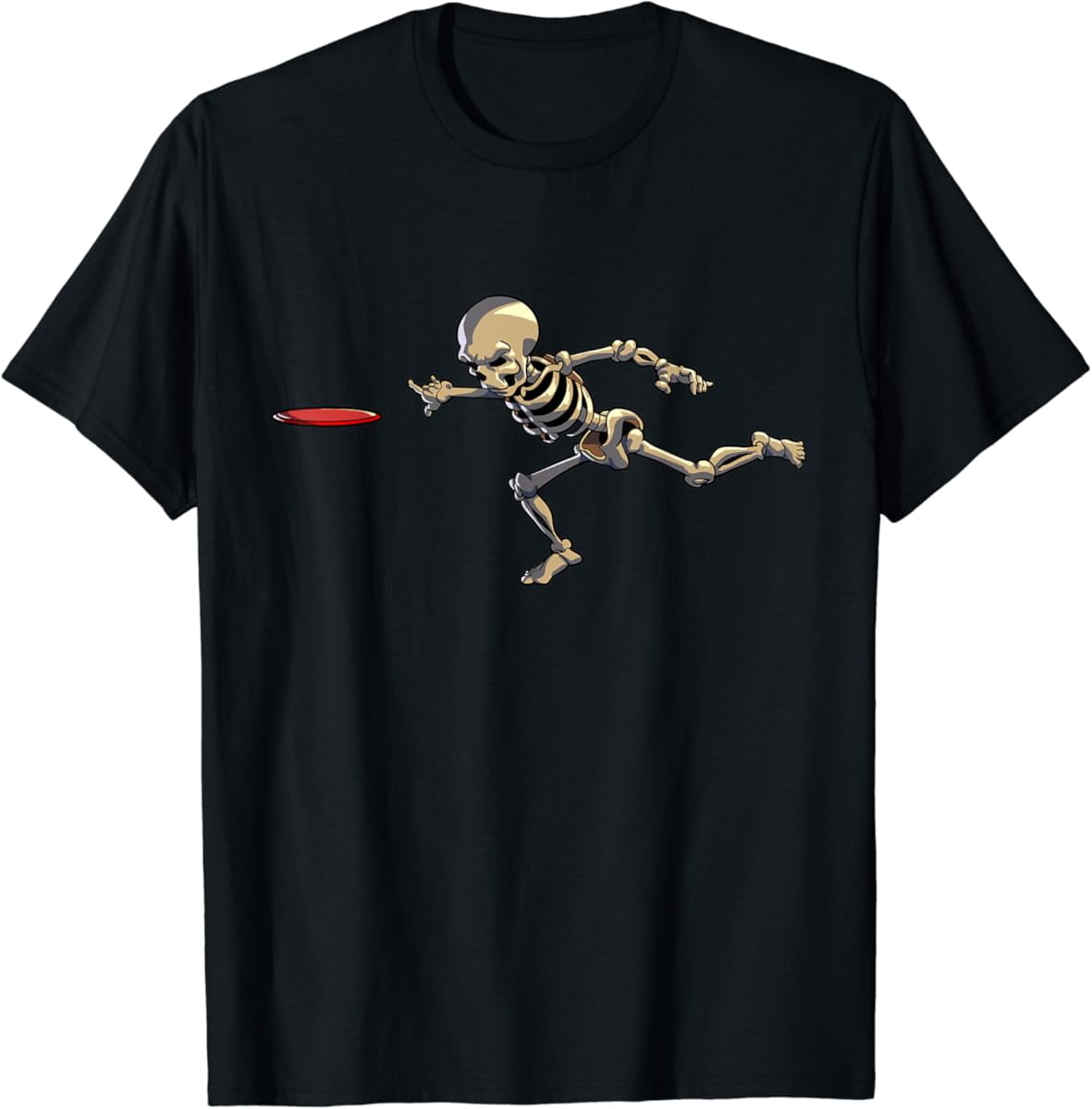 Sam Soft Disc Golfing Skeleton Men Disc Golf T-Shirt, Gift For Friend ...