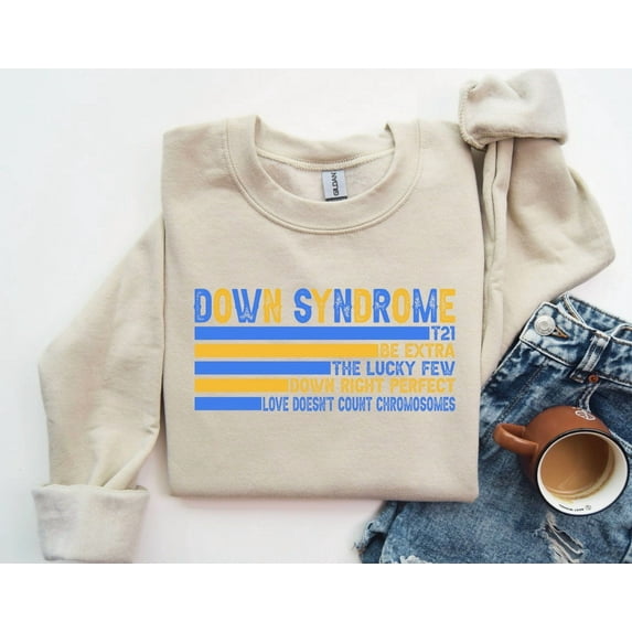 Sam Soft Down Syndrome Sweatshirt, Extra Chromosome Shirt, Down ...