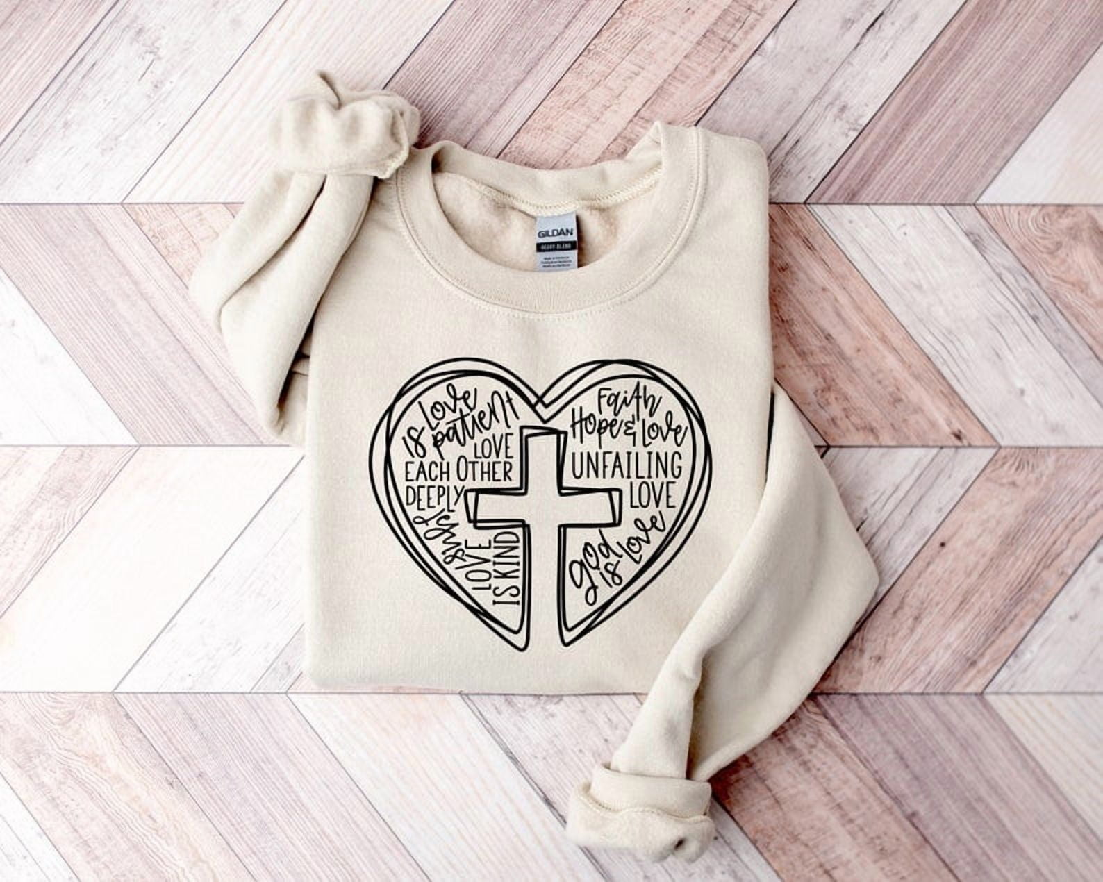 Sam Soft Faith Sweatshirt, Faith Cross Shirt, Christian Gift, Faith ...