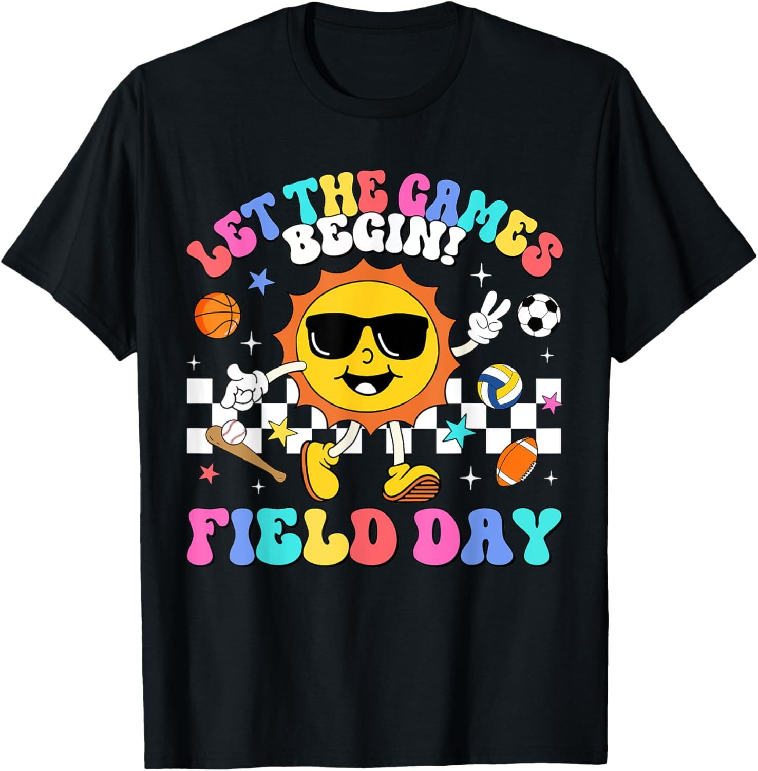 Sam Soft Field Day 2025 Let The Games Begin Teachers Field Day T-Shirt ...