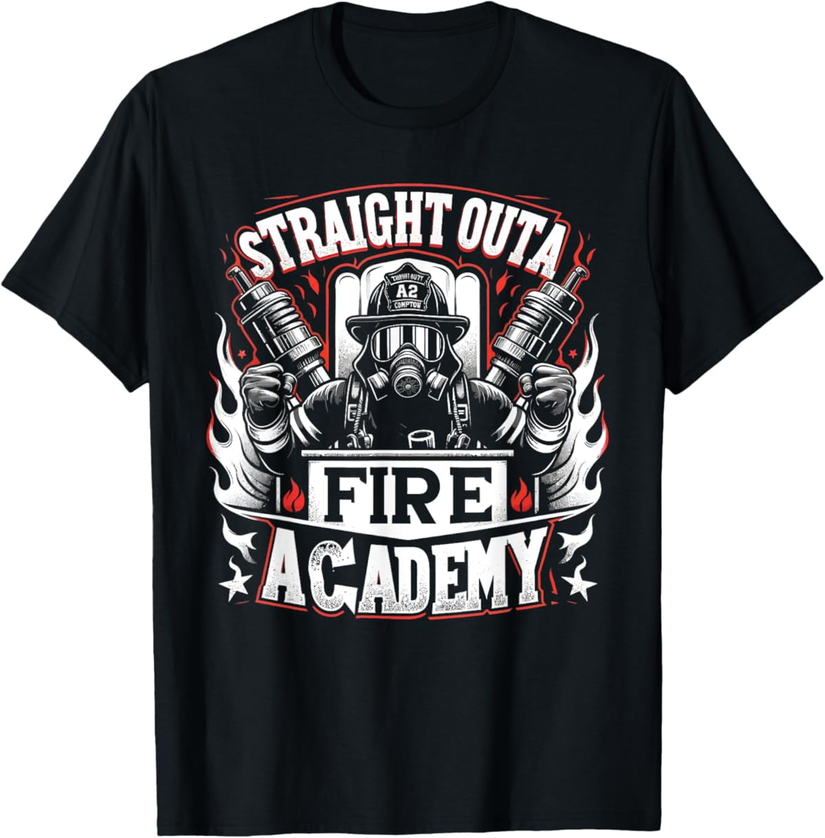 Sam Soft Firefighter Graduation Gifts Flag Fire Academy Graduate T ...