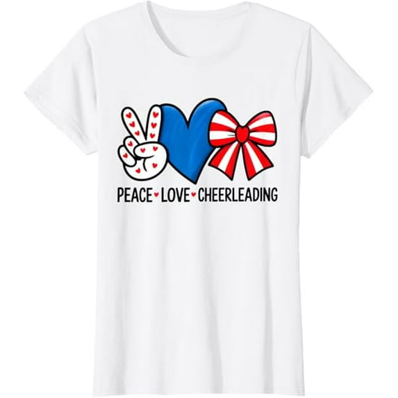 Sam Soft Fourth Of July Cheer Girls 10-12 Cheerleading American Teen T ...