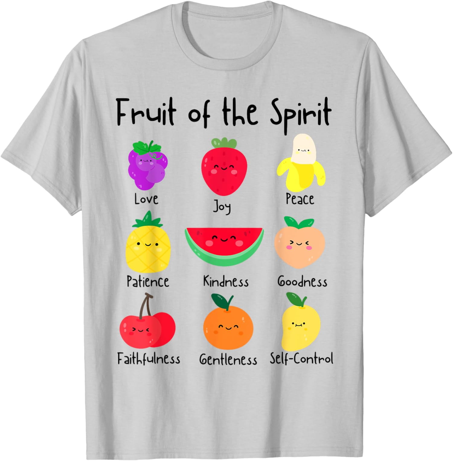 Sam Soft Fruit Of The Spirit Galatians 5:22 Christian Bible Scripture T ...