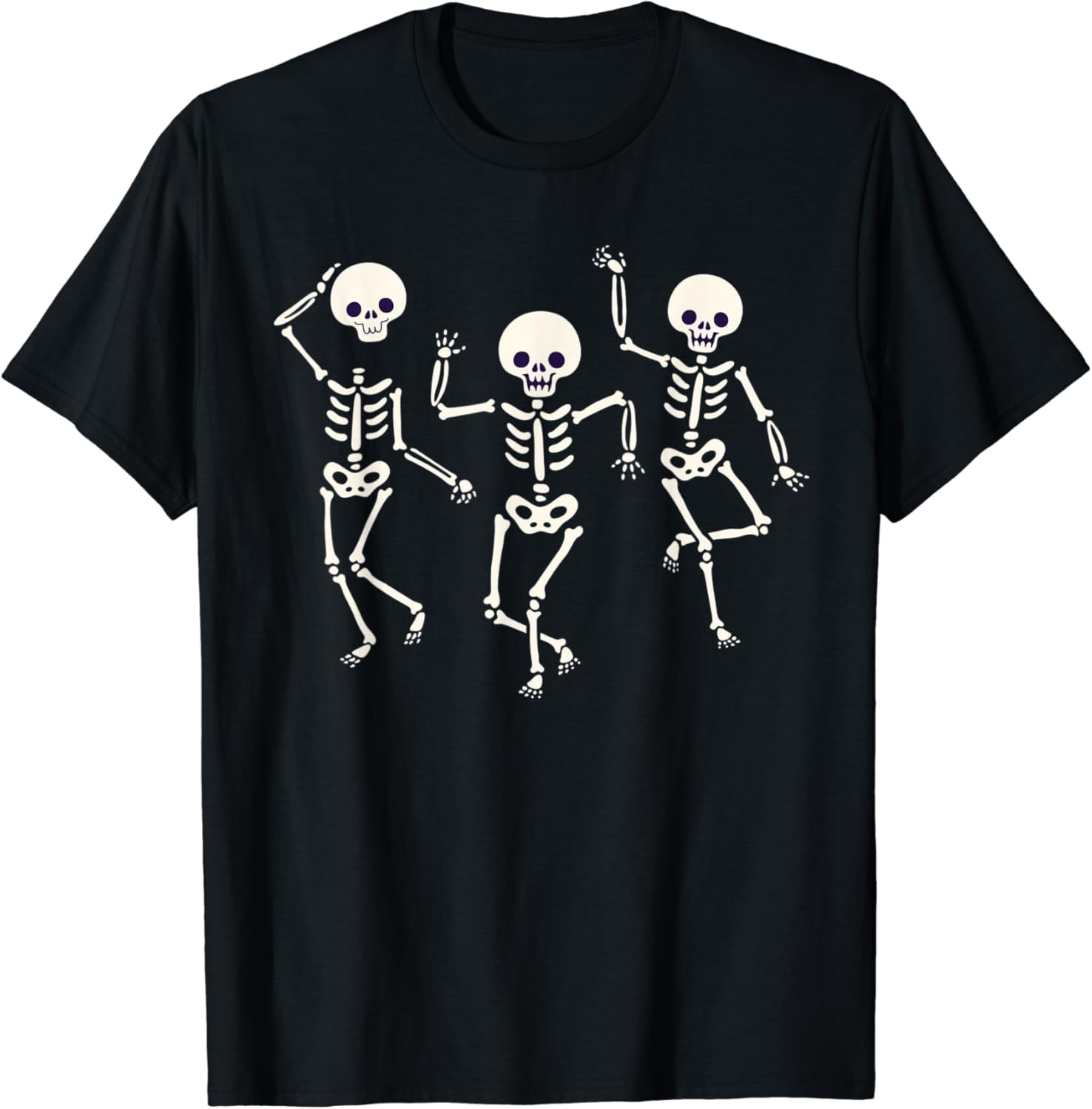 Sam Soft Funny Creep it Real Dancing Skeletons Costume T-Shirt ...