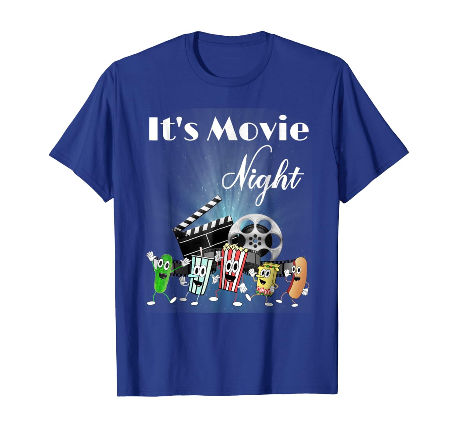 Sam Soft Funny Movie Night Popcorn T-Shirt Pickle Hot Dog Candy ...
