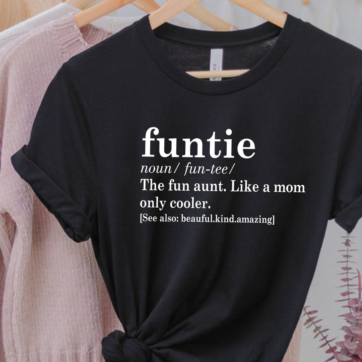Sam Soft Funtie Definition Shirt, Auntie Shirts, Aunt T Shirt, Mother's ...