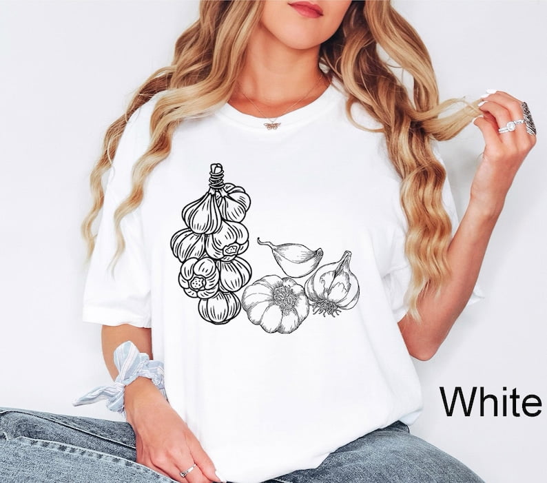 Sam Soft Garlic T-Shirt, Onion Garlic Shirt, Gilroy Garlic Festival ...