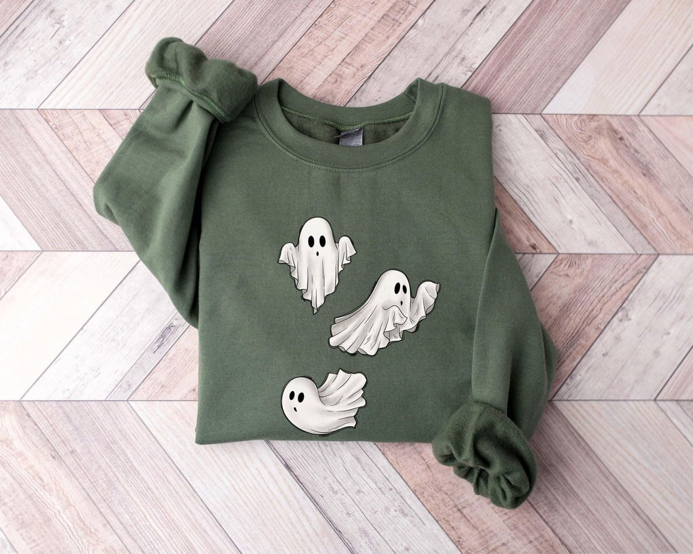 Sam Soft Ghost Sweatshirt, Boo Jee Shirt, Boo Shirt, Spooky Ghost ...