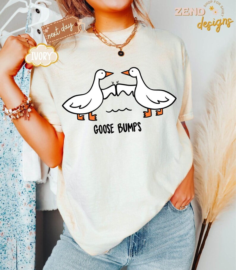 Sam Soft Goose Bumps Shirt, Goose T-shirt, Goose Outfit, Goose Lover ...