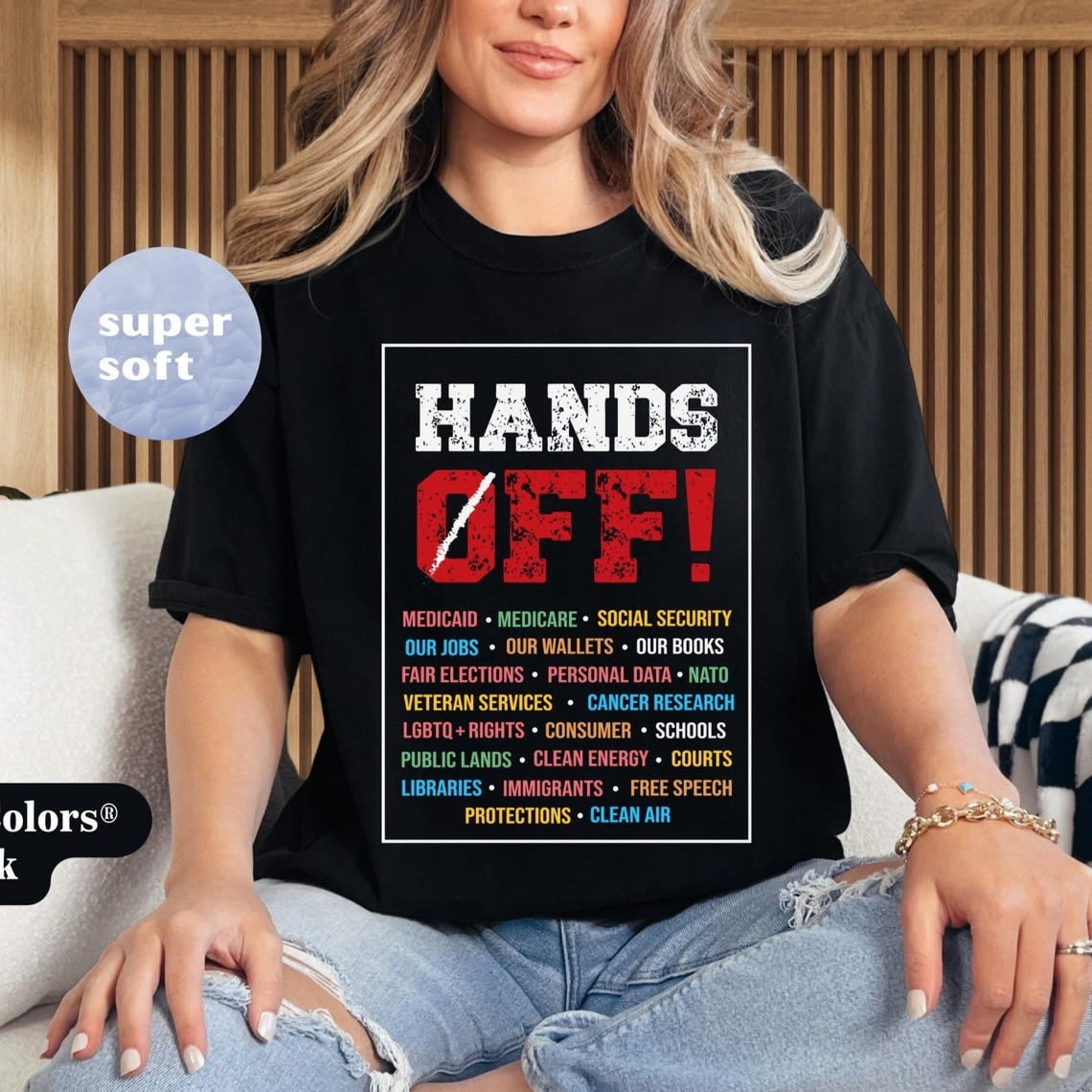 Sam Soft Hands Off Protest Shirt, Political Activism Save Public Lands ...
