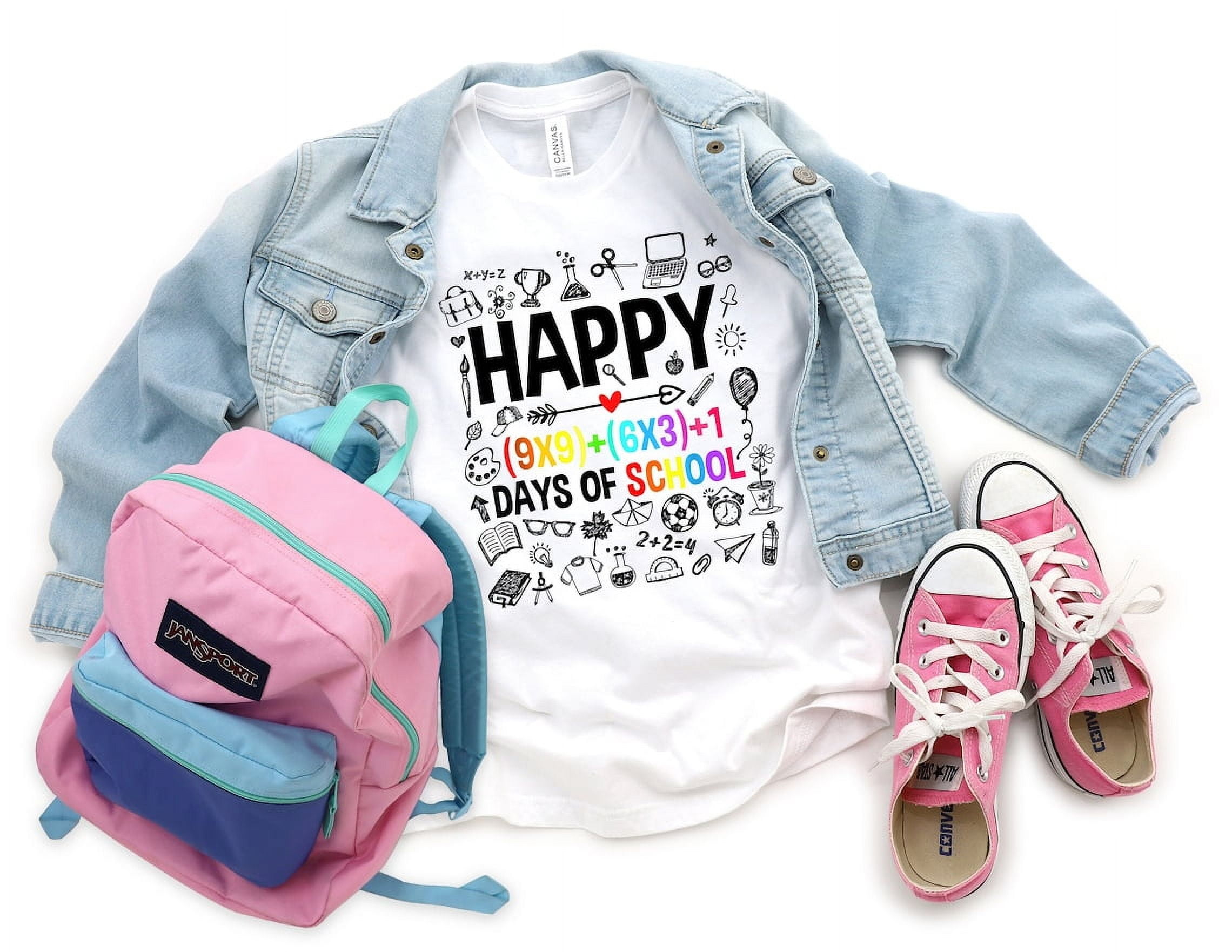 Sam Soft Happy 100 Days of School, Math Formula Shirt, Teacher Gift ...