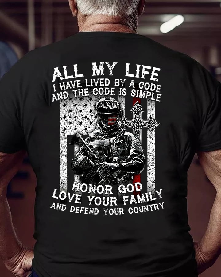 Sam Soft Honor God Love Your Family And Defend Your Country Faith ...