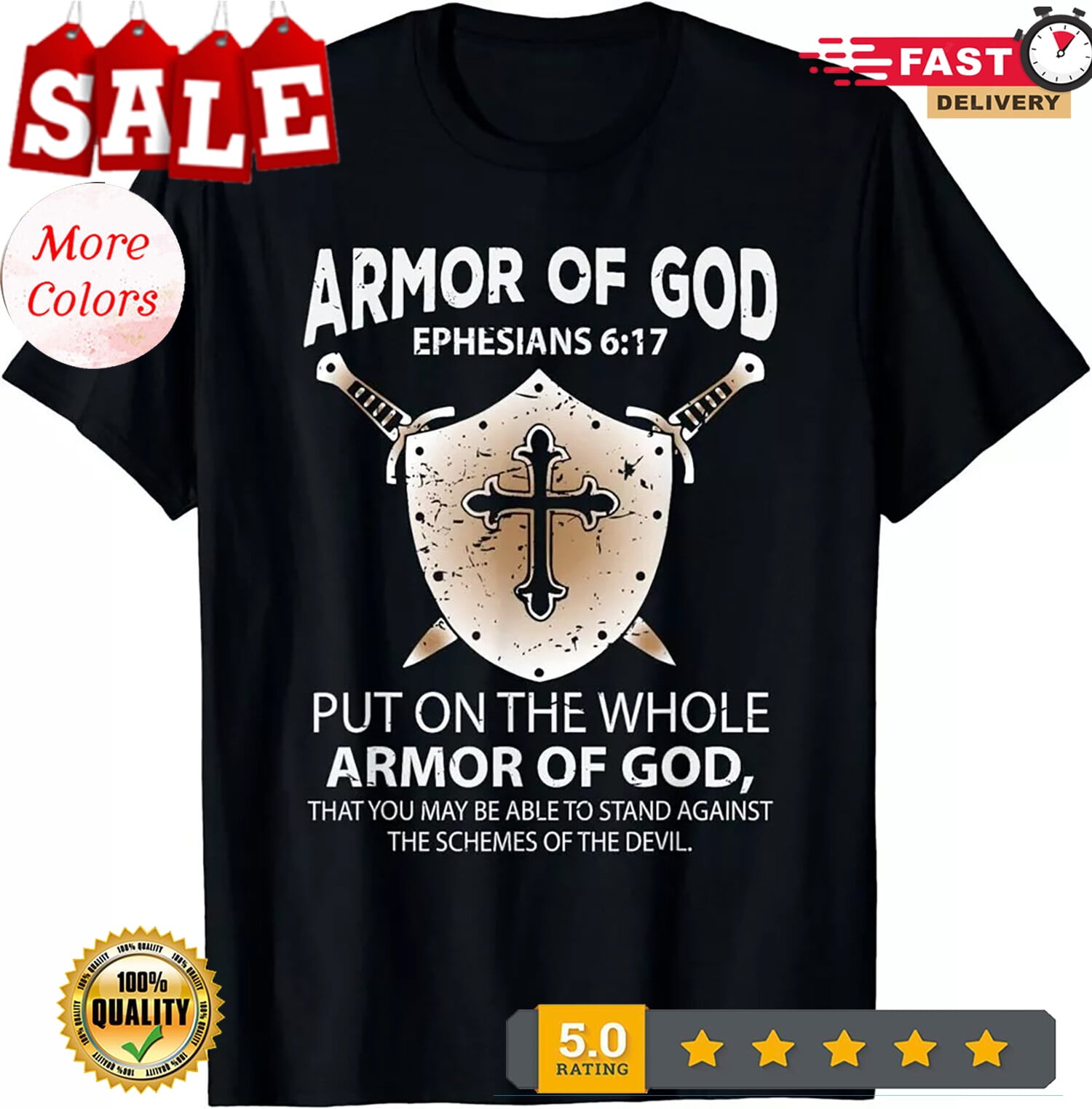 Sam Soft Hot-Limited The Full Armor Of God Ephesians 6 17 Put On The ...