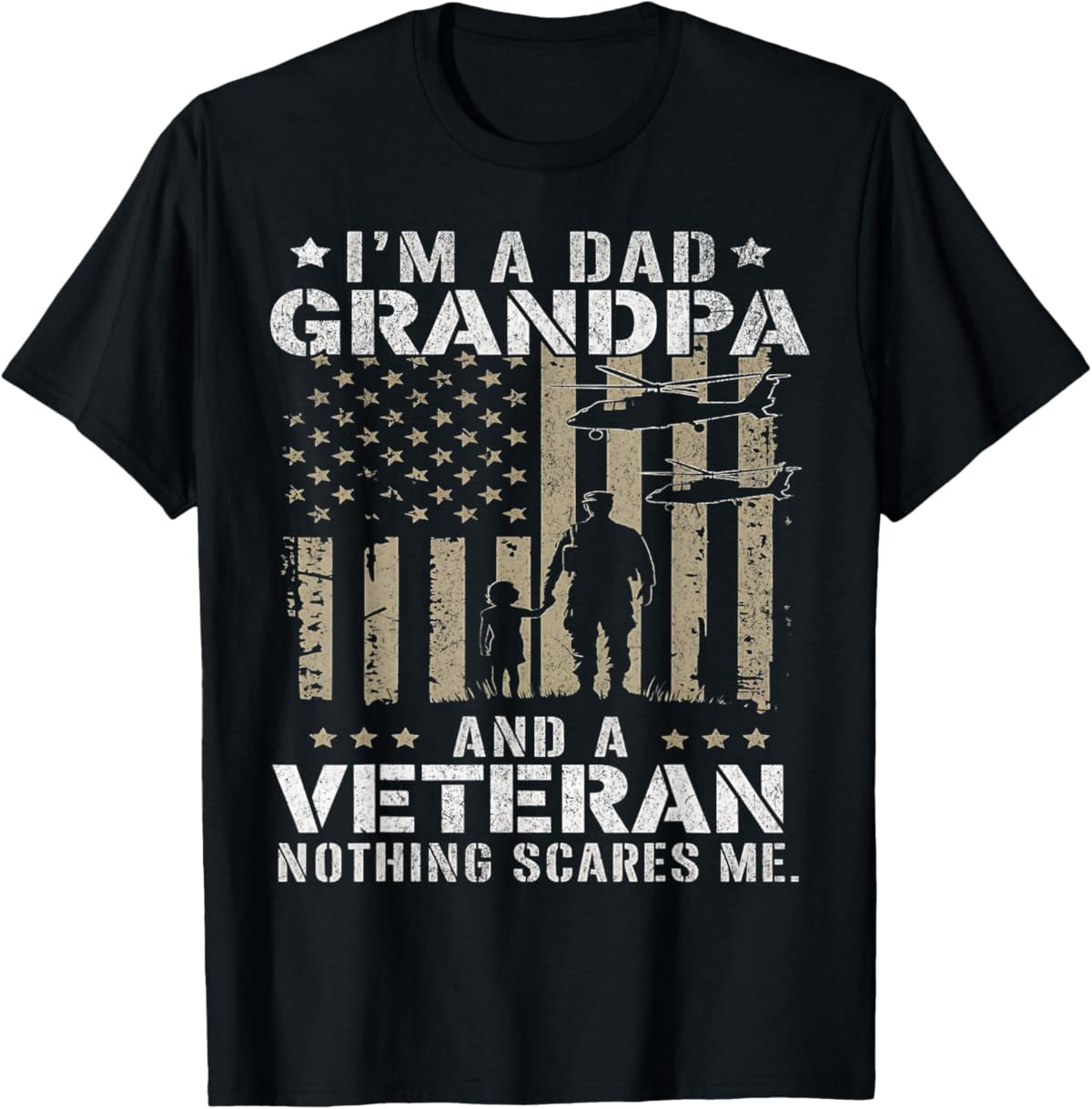Sam Soft I'M A Dad Grandpa And Veteran Shirt Fathers Day Veteran T ...